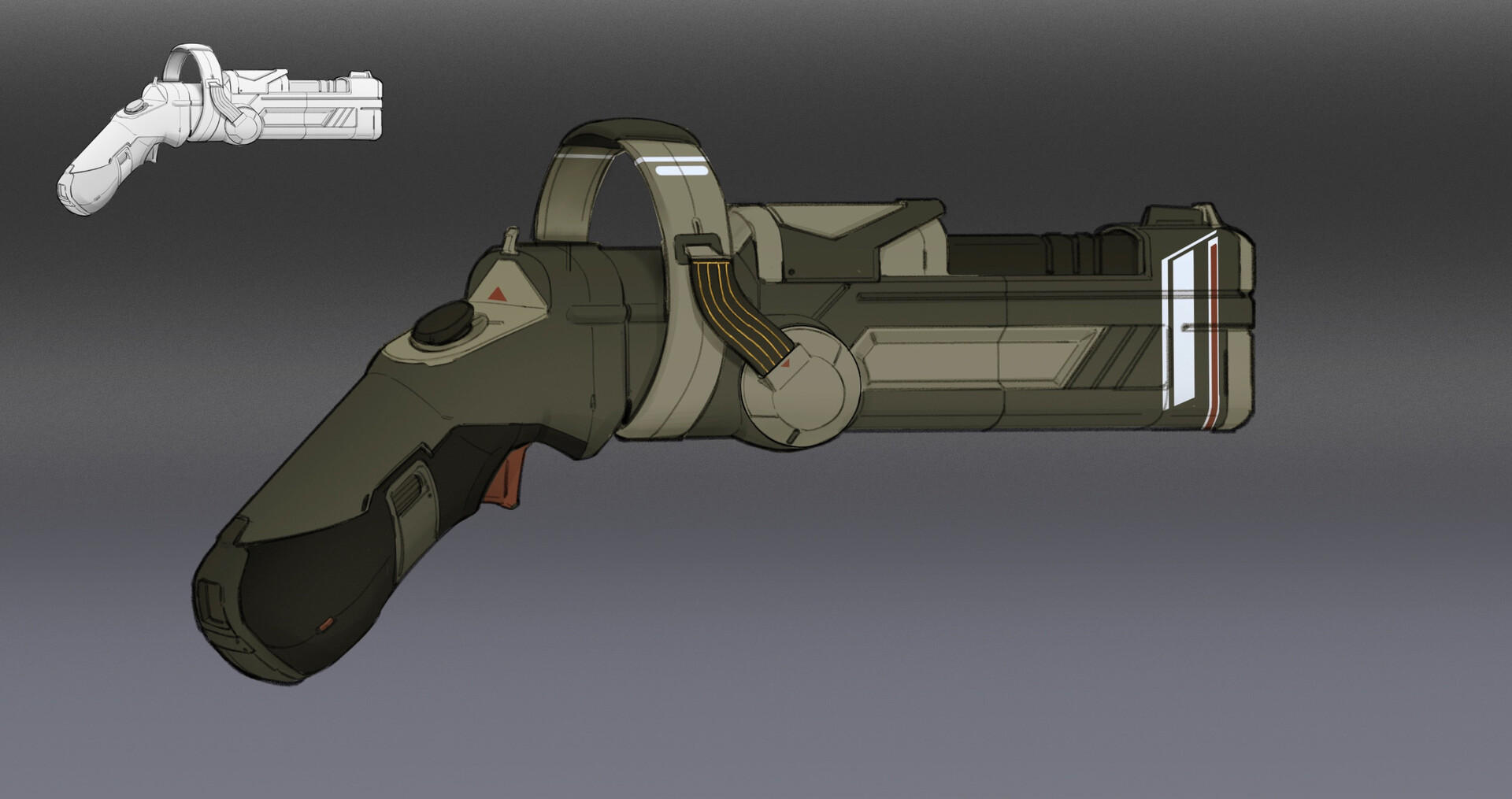 ArtStation - pistol concept