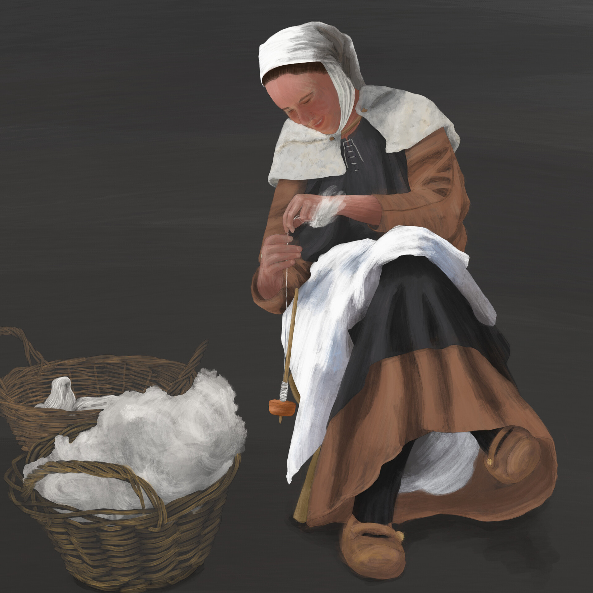 ArtStation - Medieval spinning