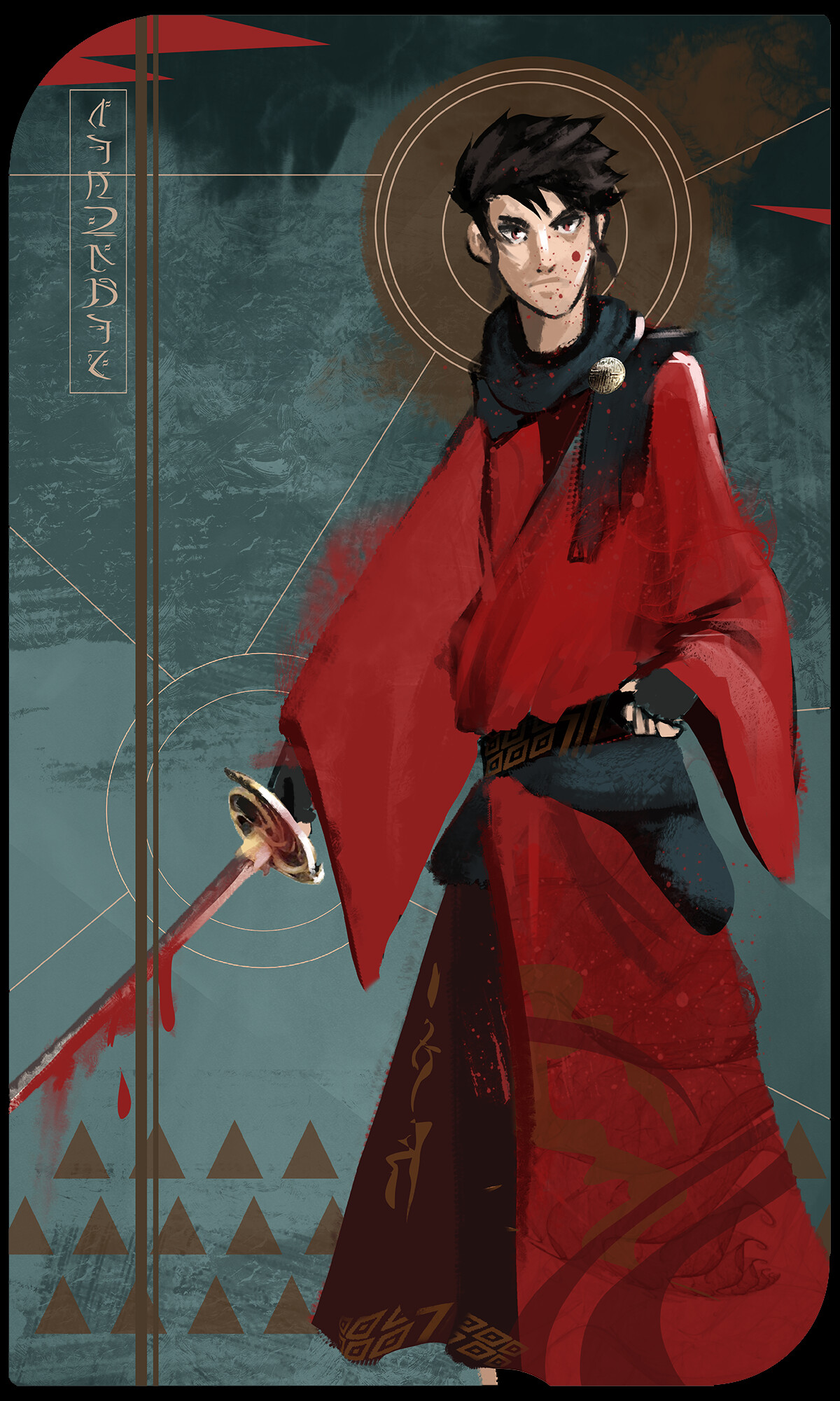 ArtStation - Samurai card