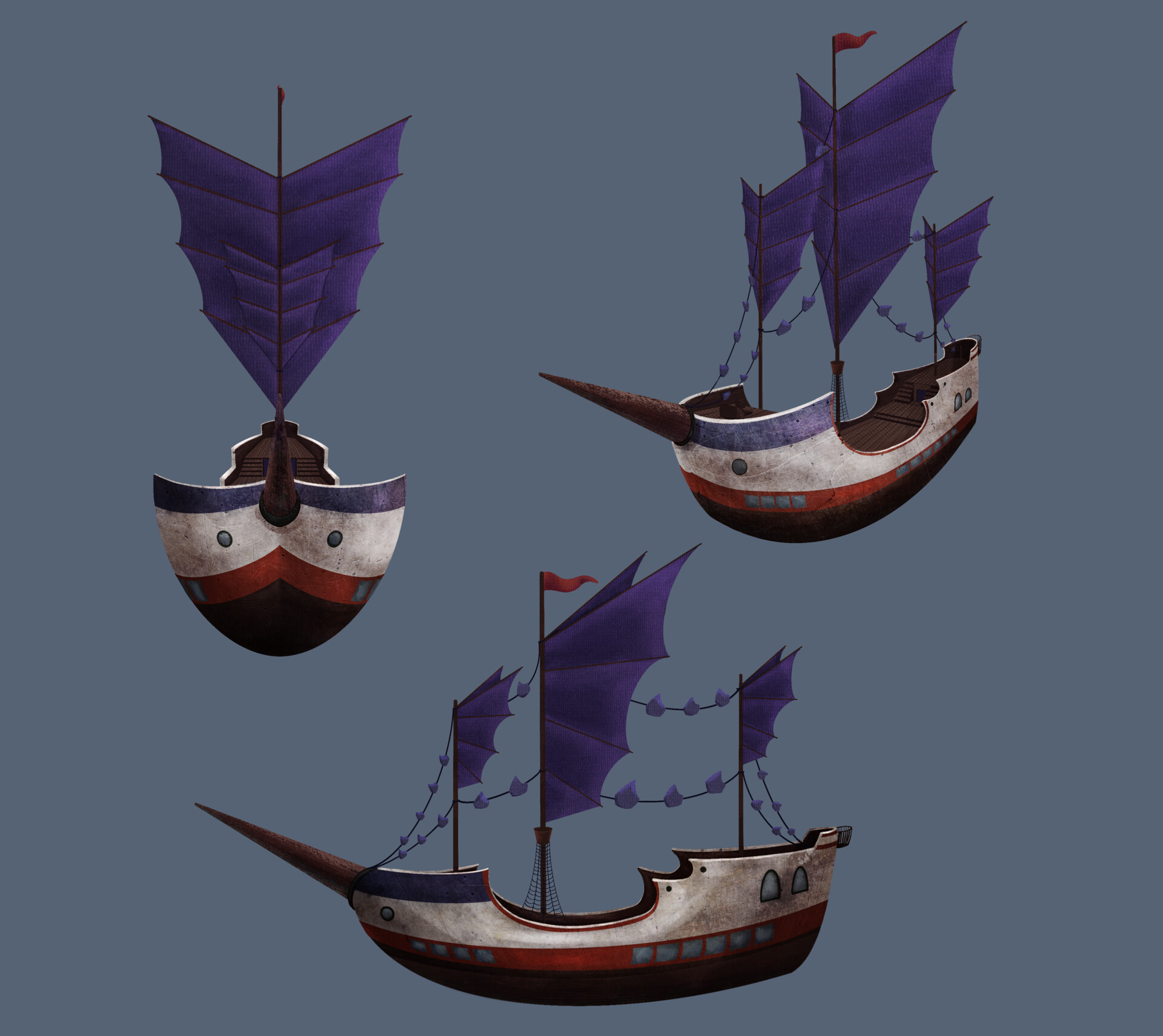 ArtStation - Pirate Ship Design