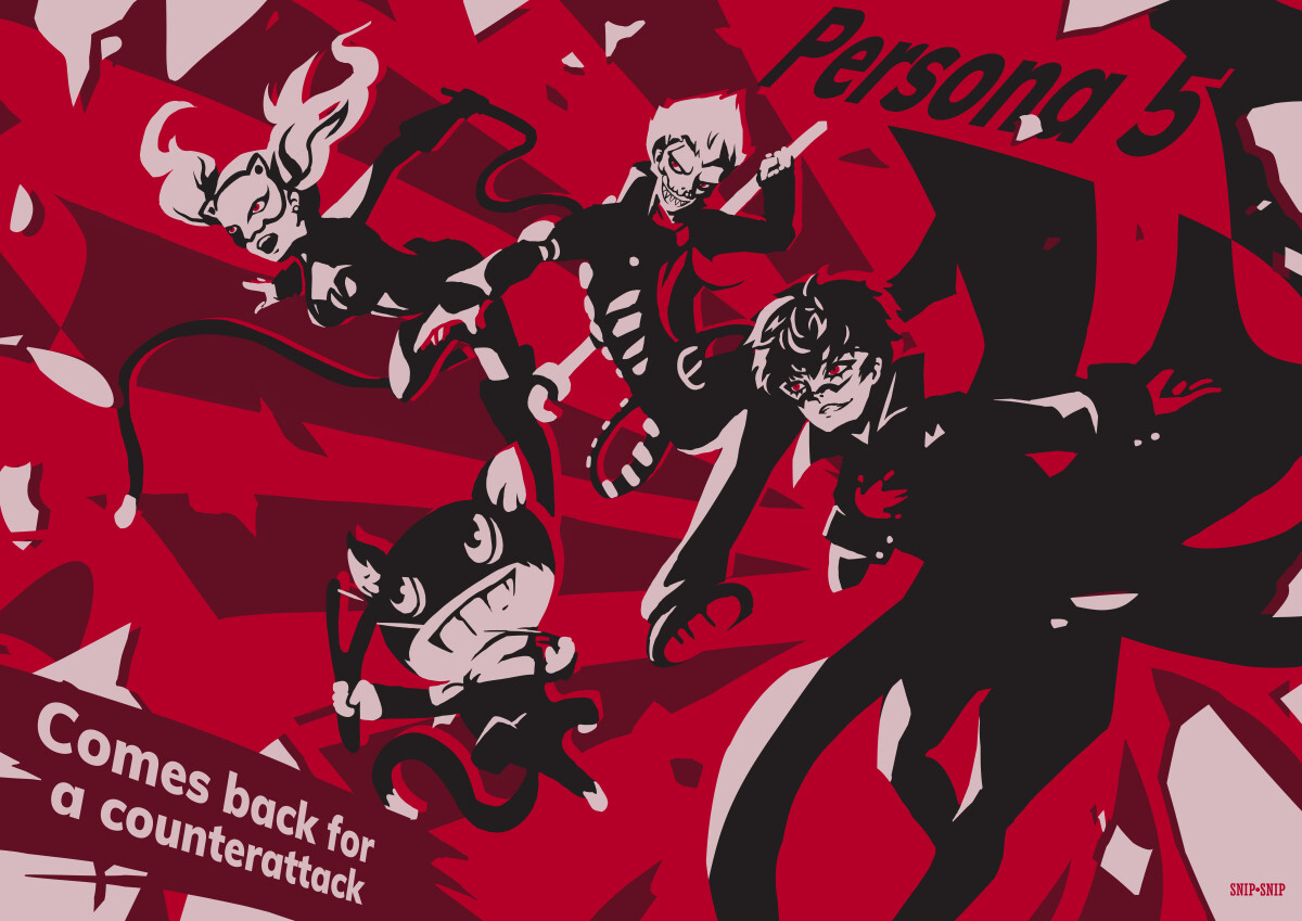 ArtStation - Persona 5 Redraw