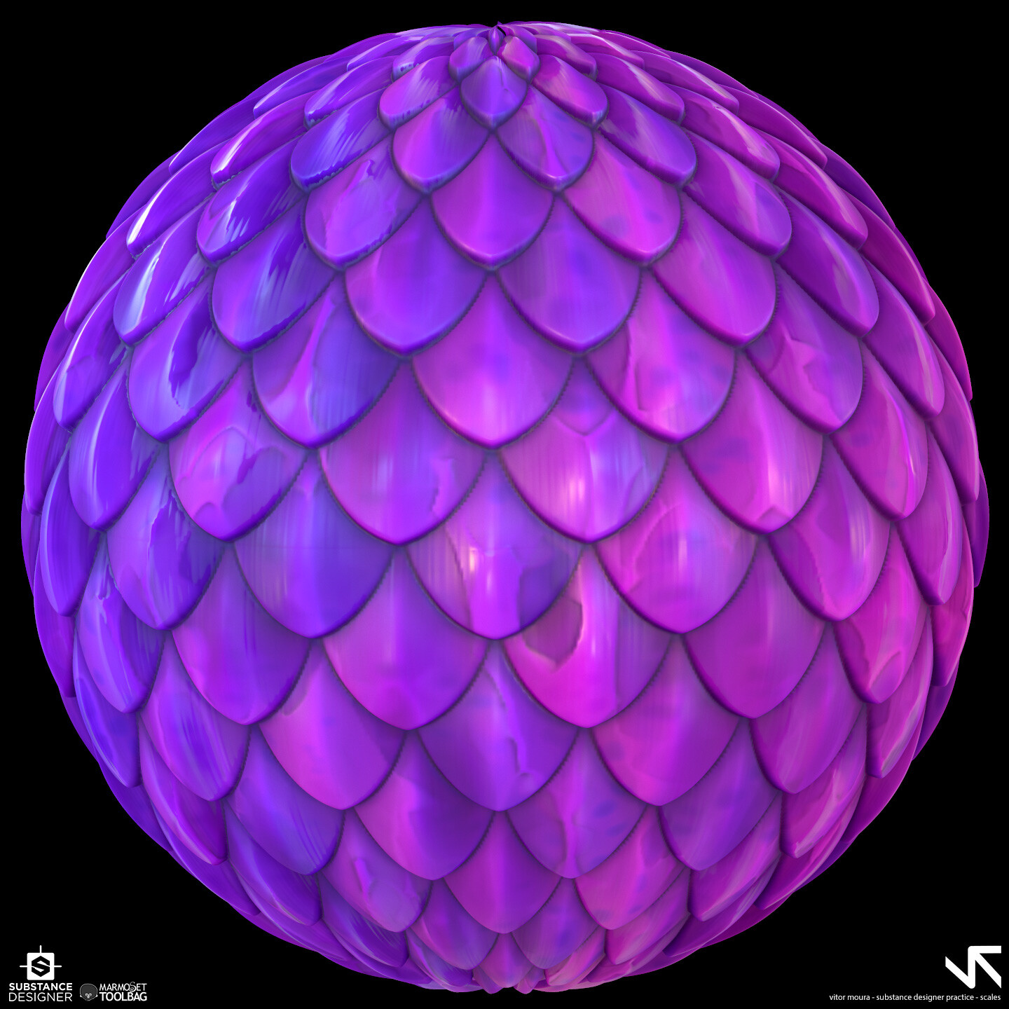 Vitor Moura - Substance Designer Practice - Scales