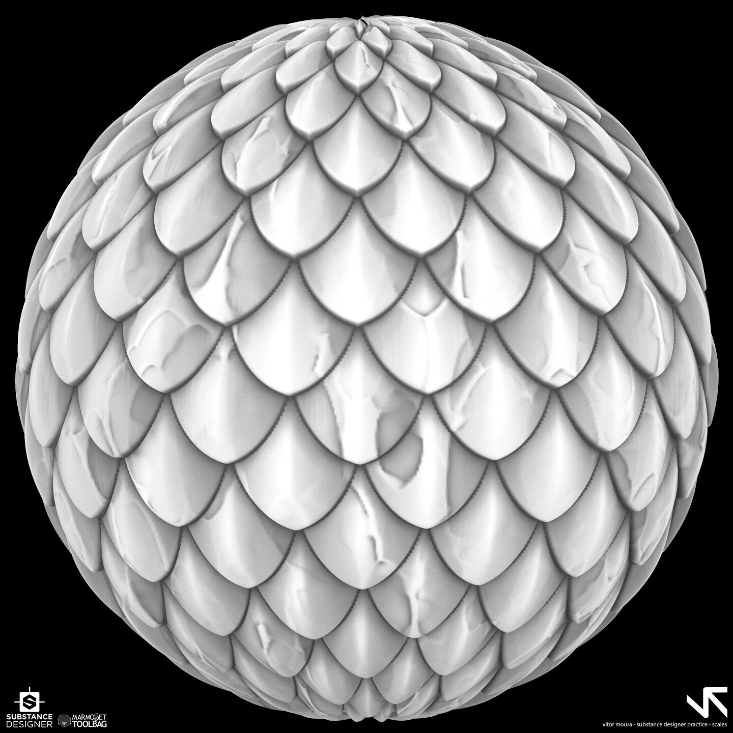 Vitor Moura - Substance Designer Practice - Scales