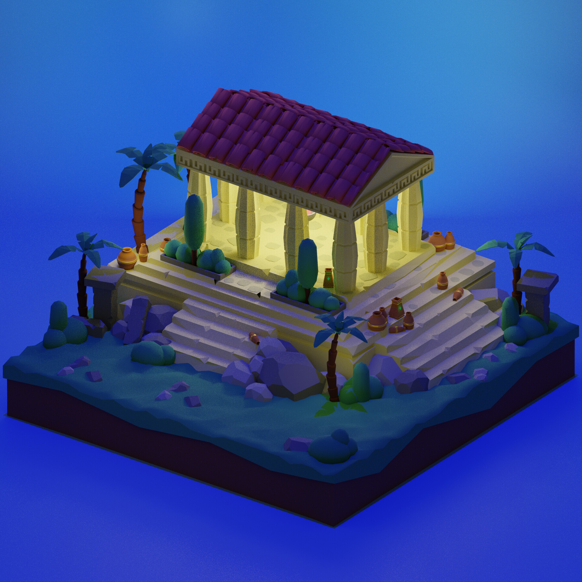 ArtStation - Greek Temple