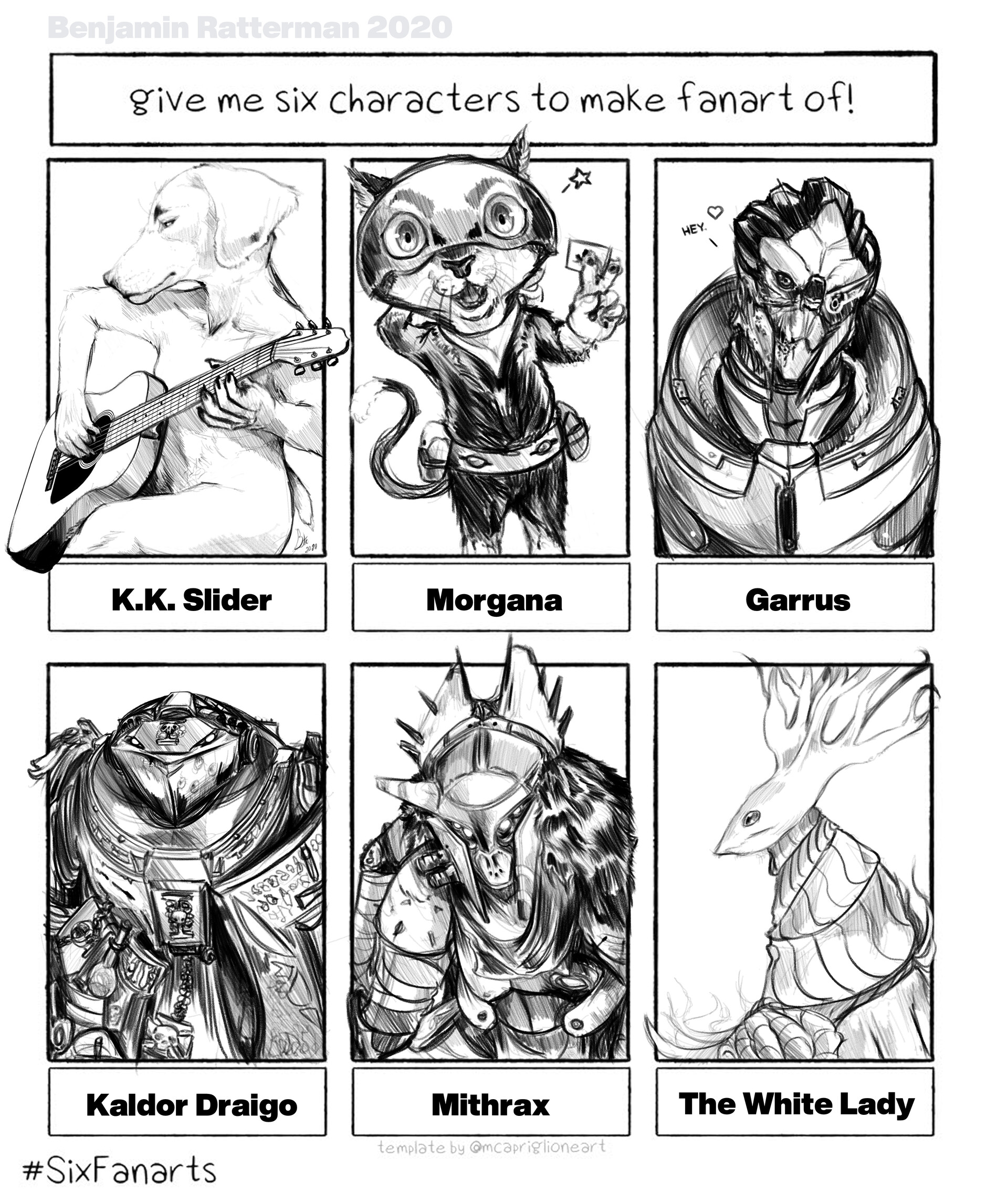 ArtStation - Six Fan Arts Challenge
