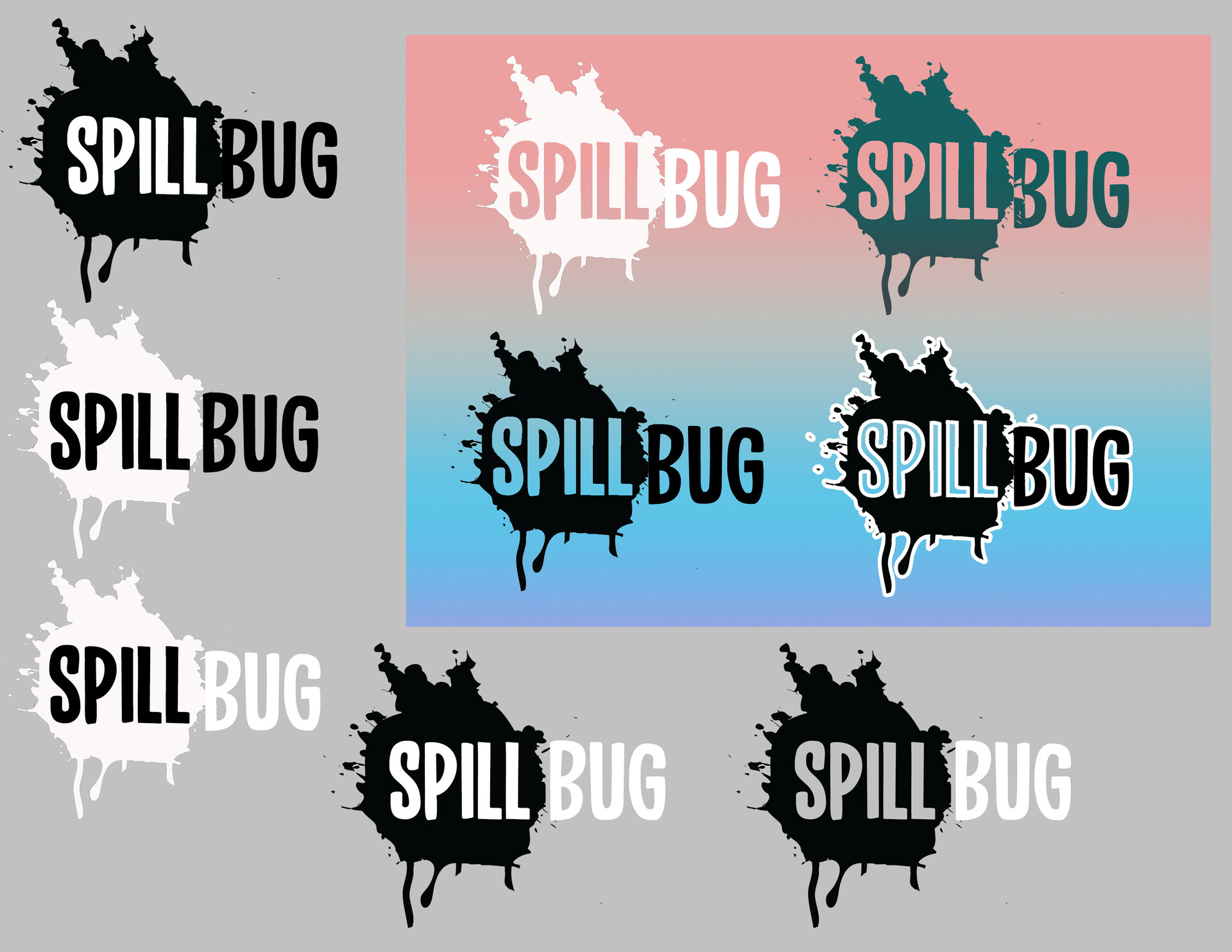 ArtStation - Spillbug Logo Concepts
