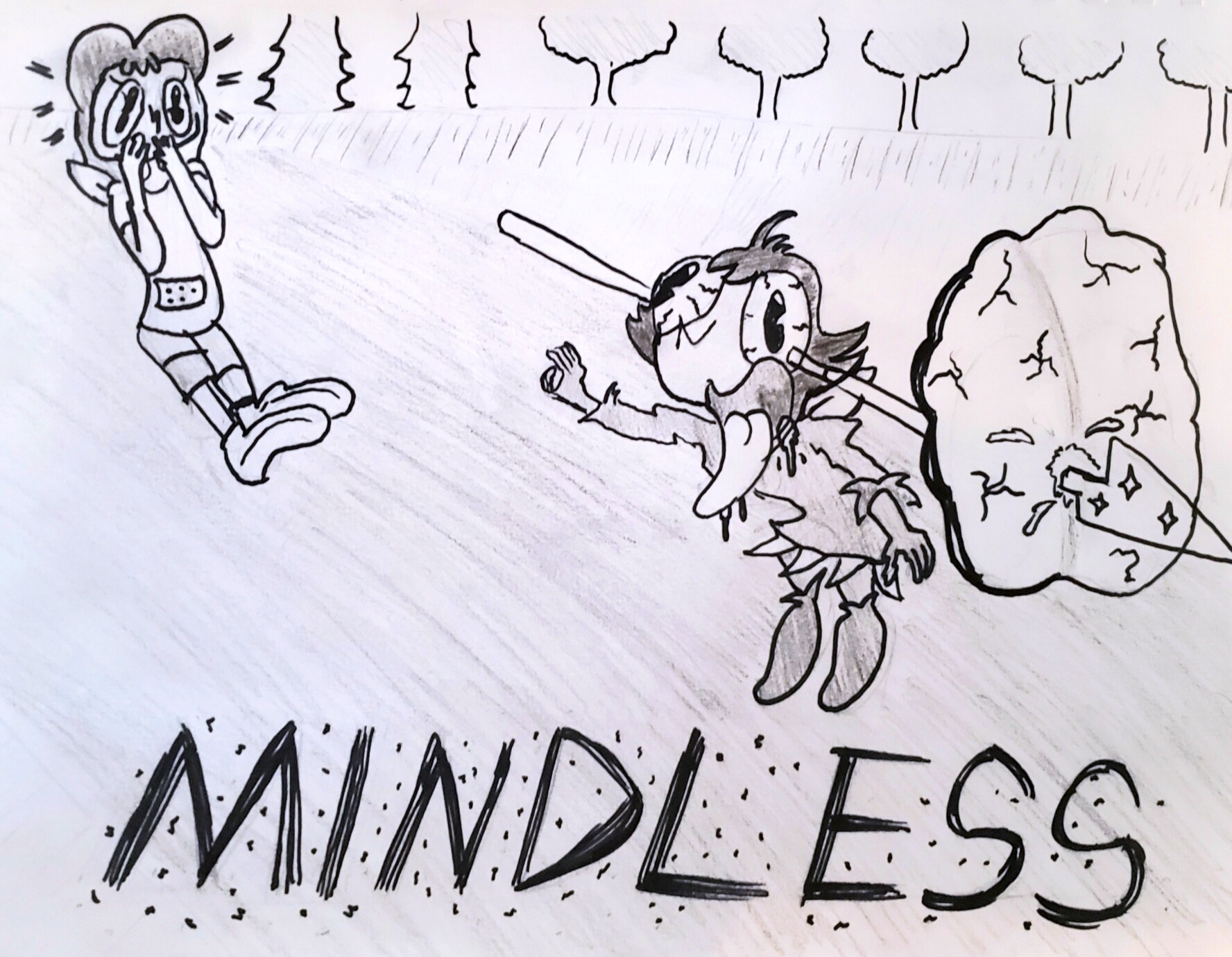 ArtStation - Inktober Mindless