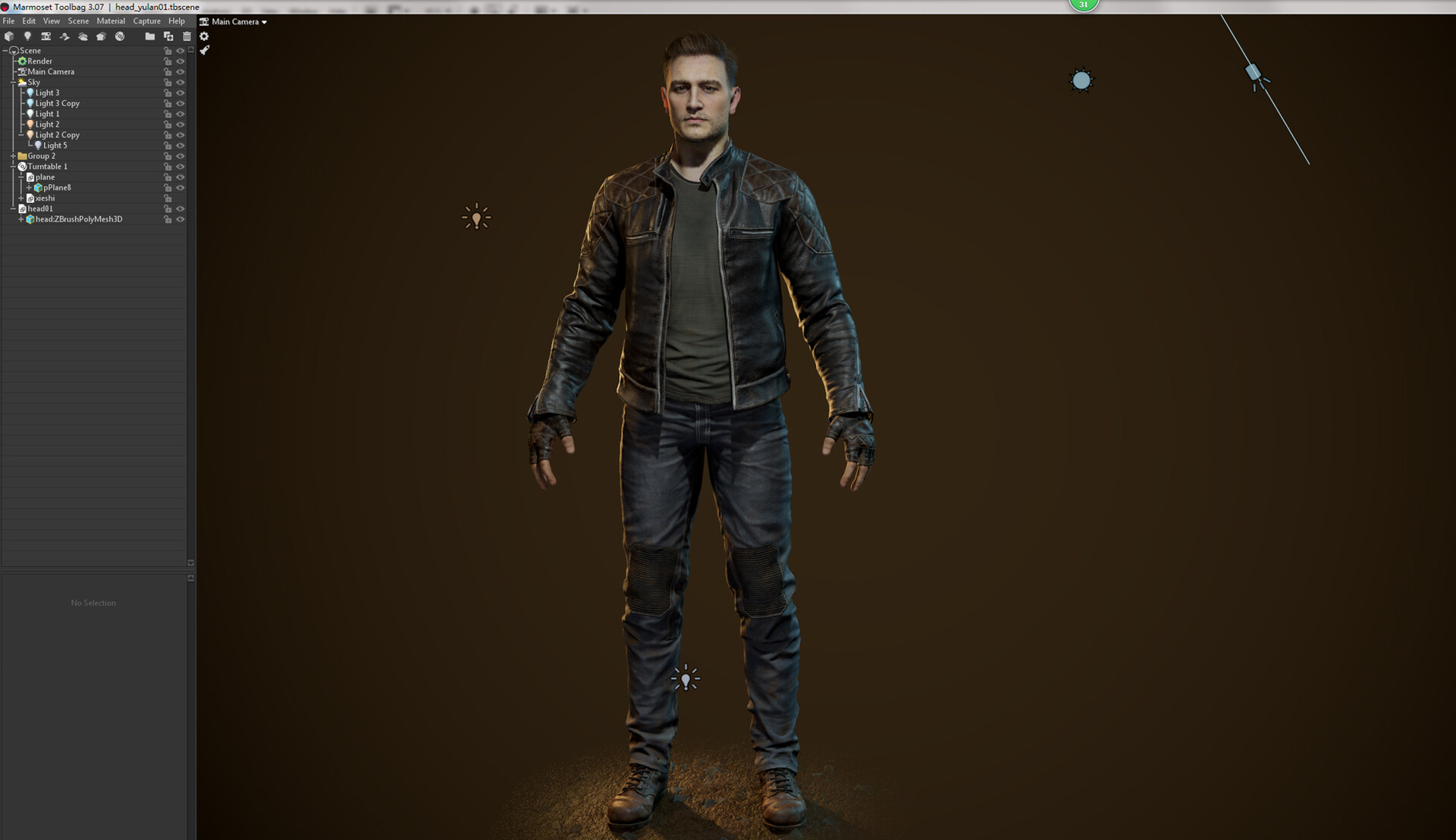 湛戈 次世代 - Next generation game character