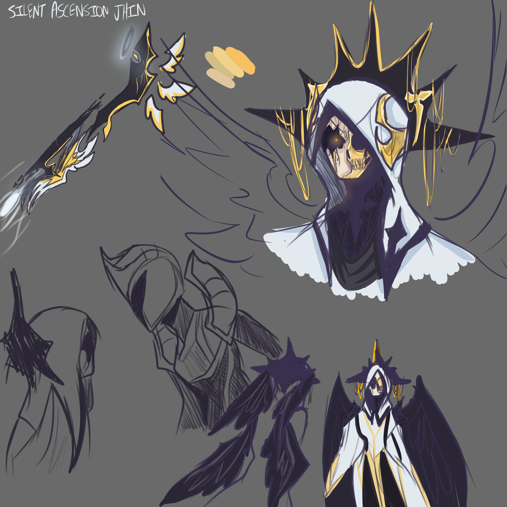 ArtStation - "Silent Ascension" Jhin (League of Legends Fan Concept)