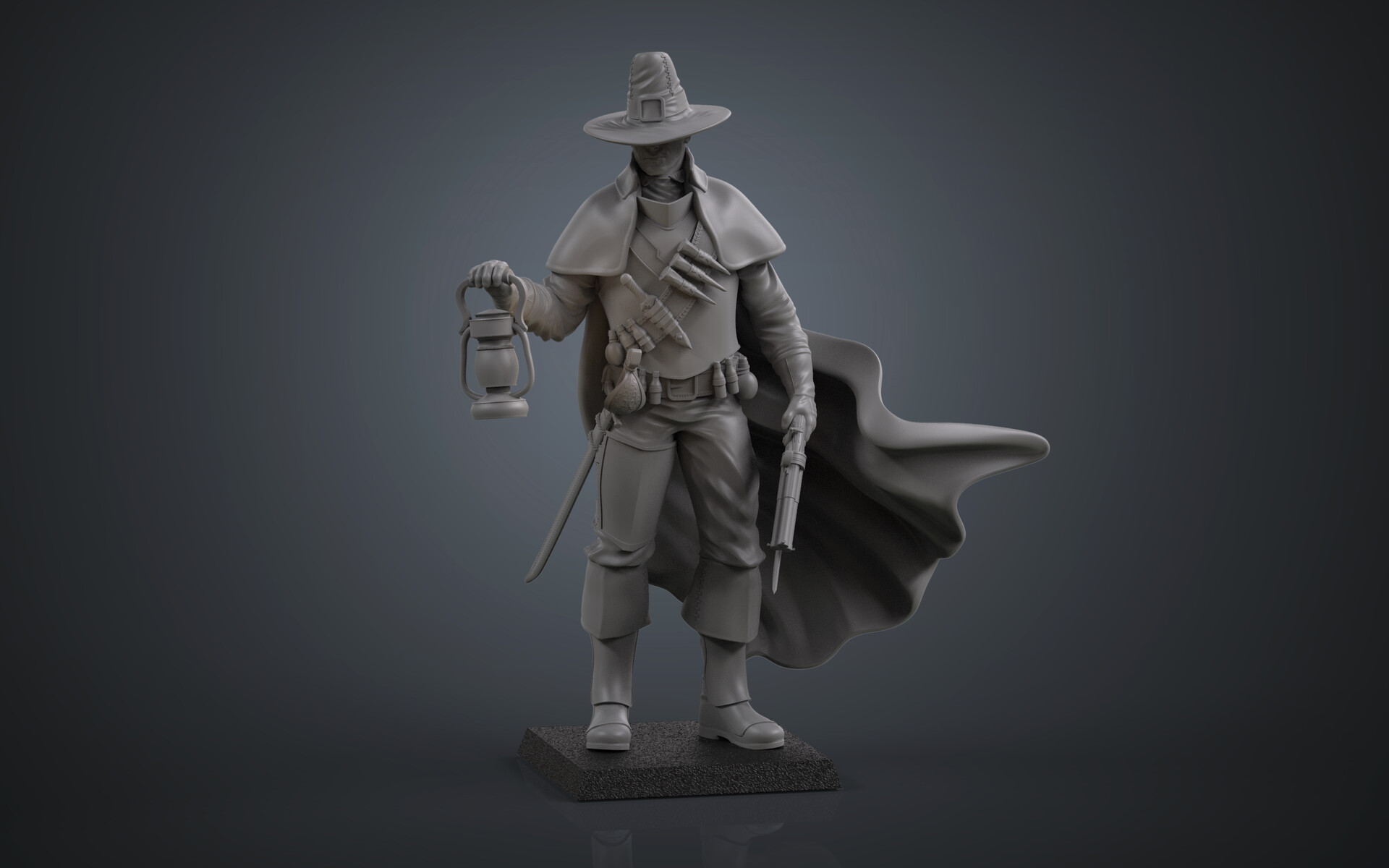 Iván García - Witch Hunter miniature