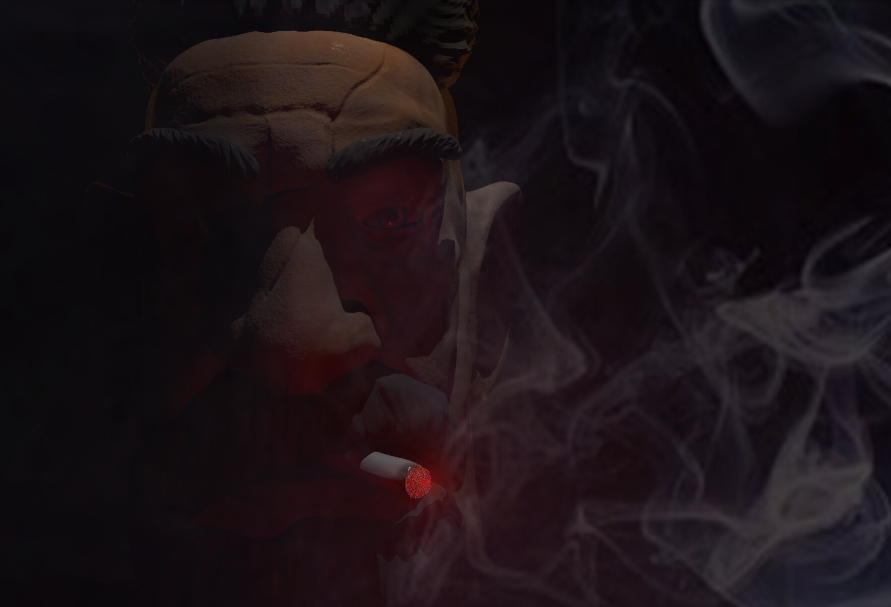 ArtStation - smoky face