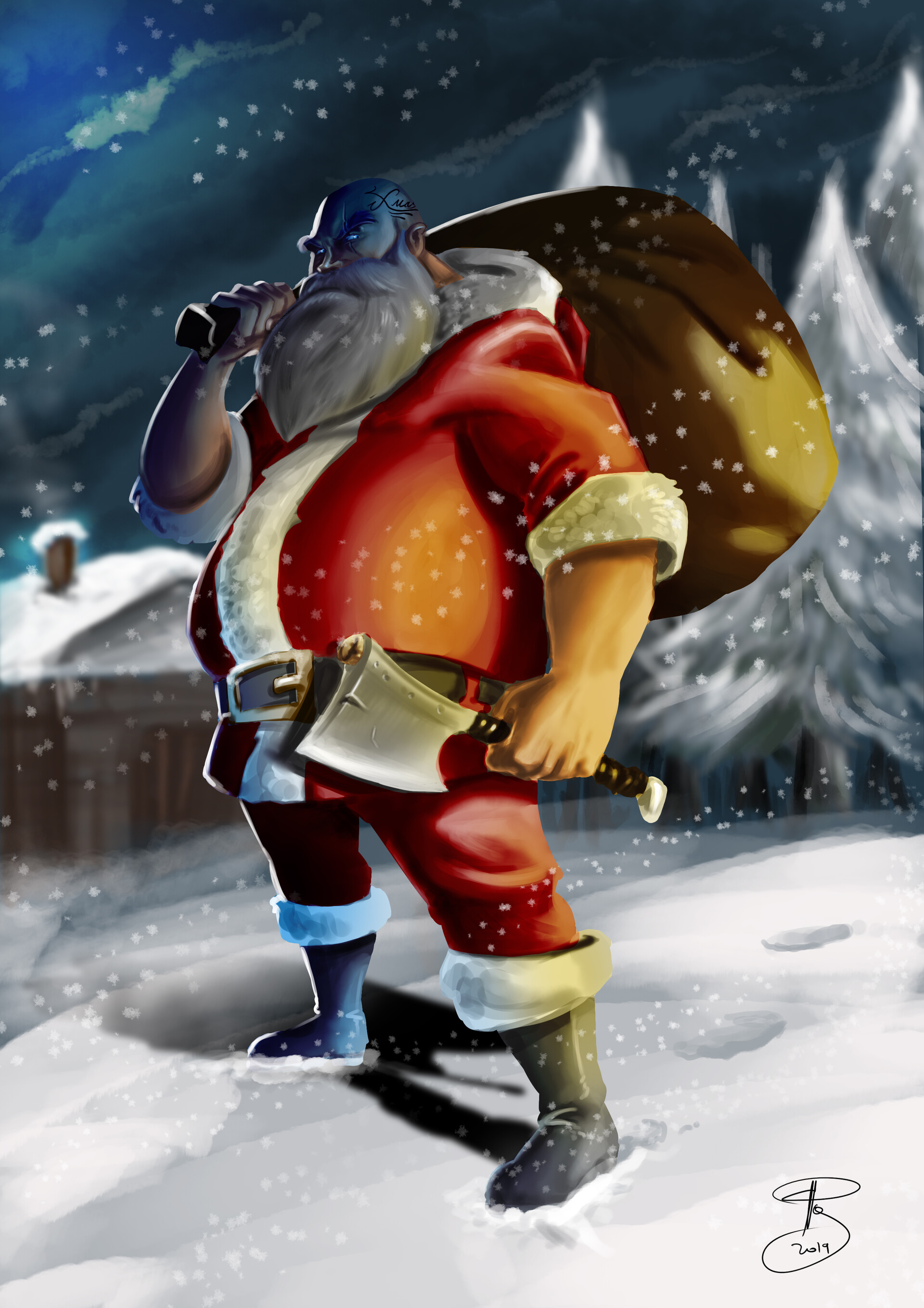 ArtStation - Bad Santa