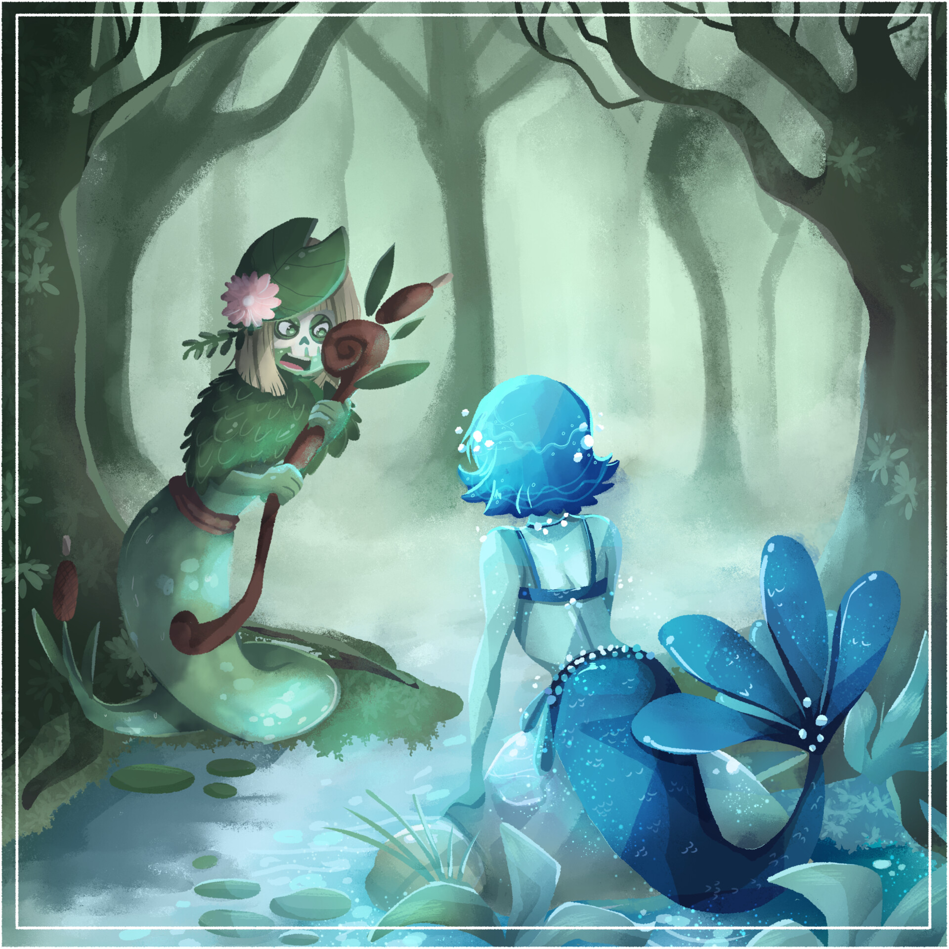 ArtStation - Meeting of the Water Fae