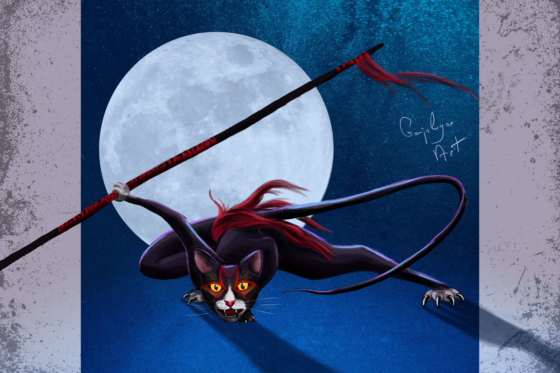 ArtStation - Ninja cat