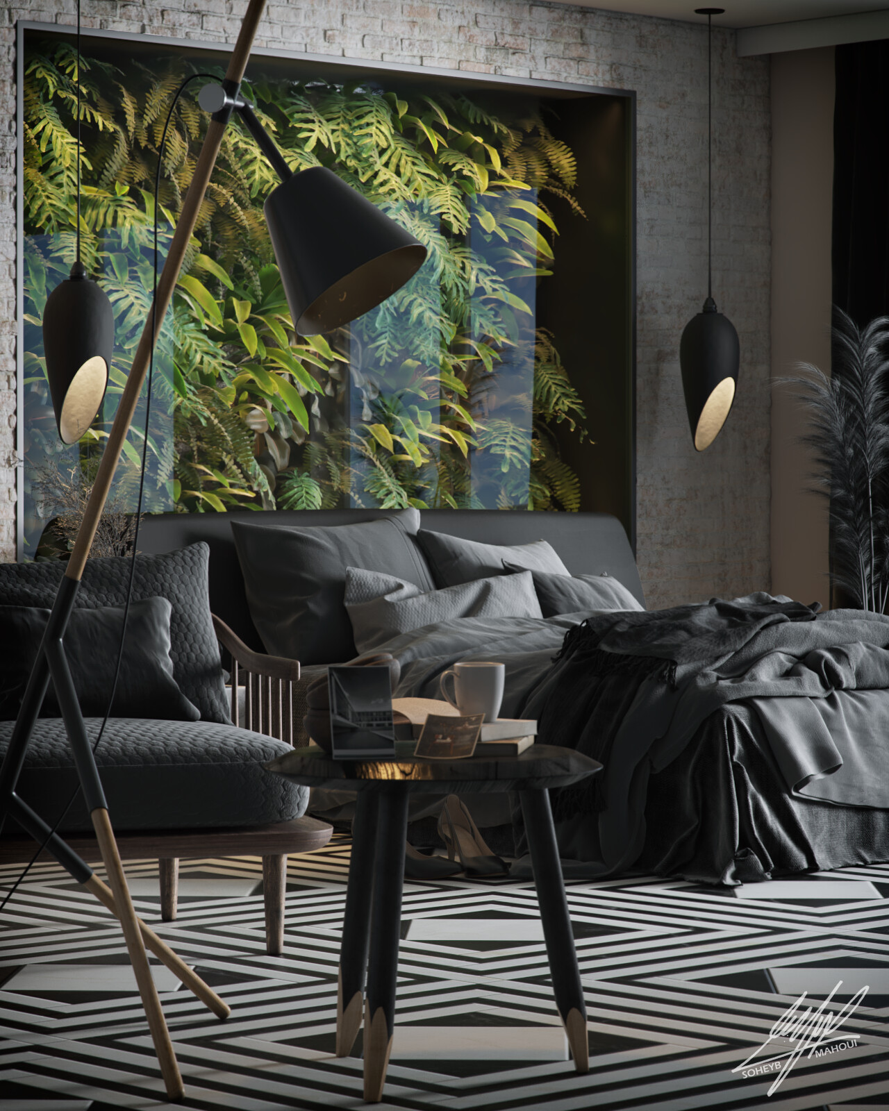 ArtStation - BLACK MASTER BAD ROOM