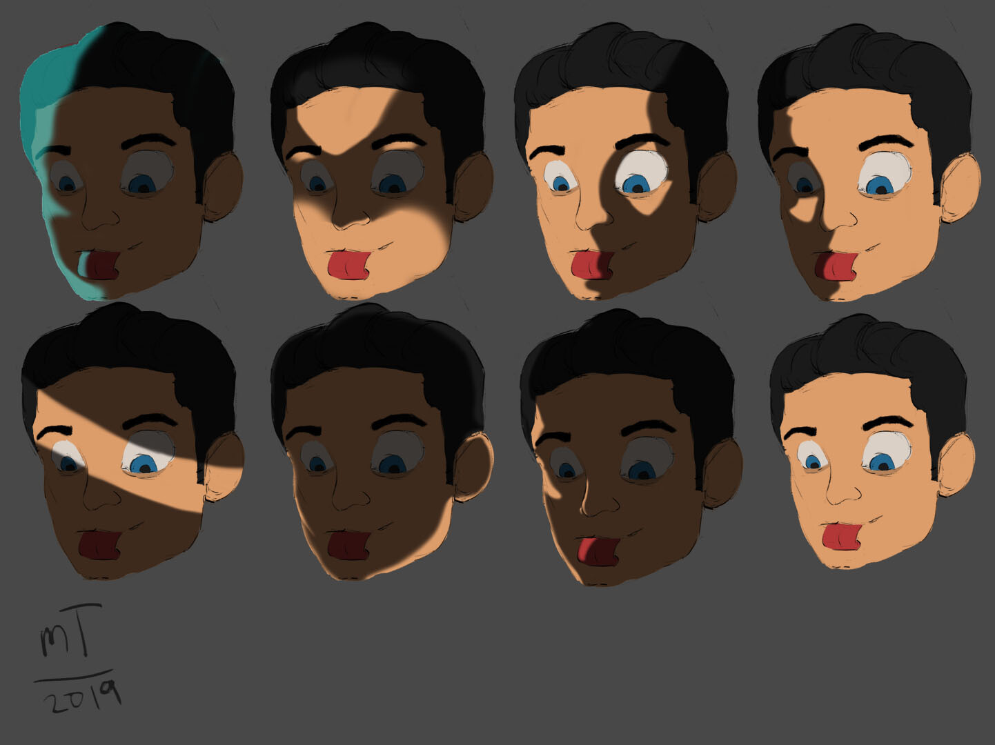 ArtStation - value practice