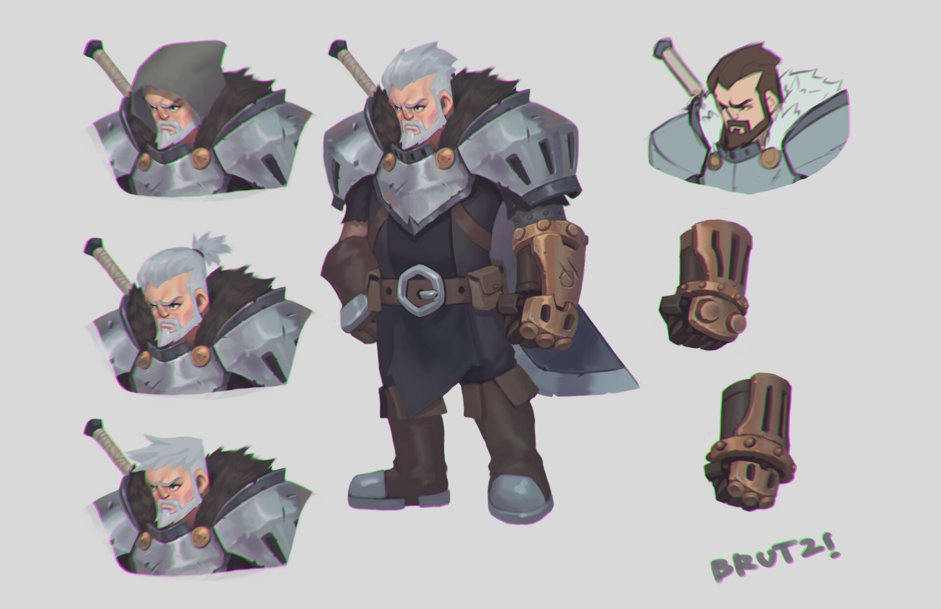 ArtStation - Old Warrior