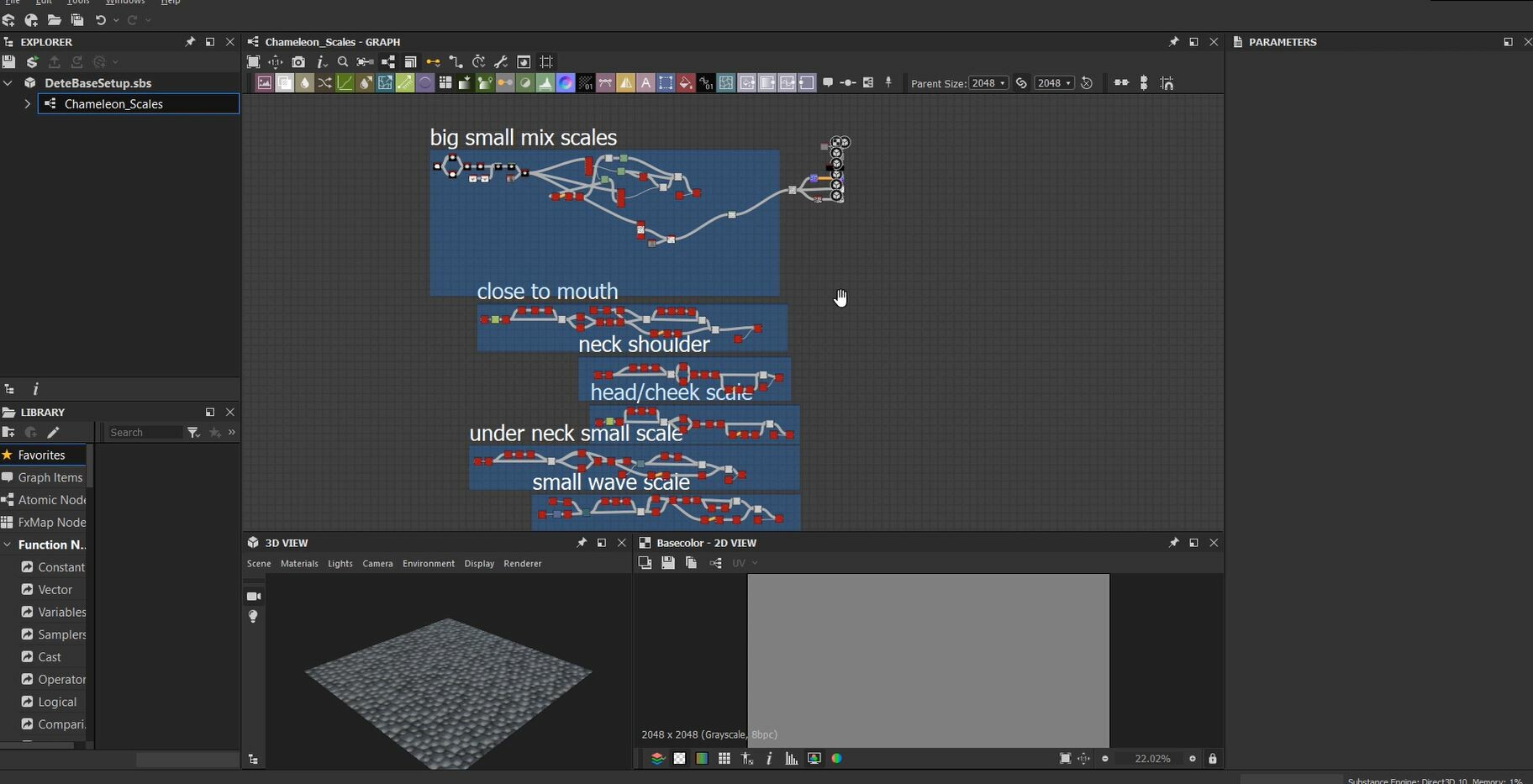 Chun Chun Yang - Chameleon Modeling and Mari Texturing Tutorials