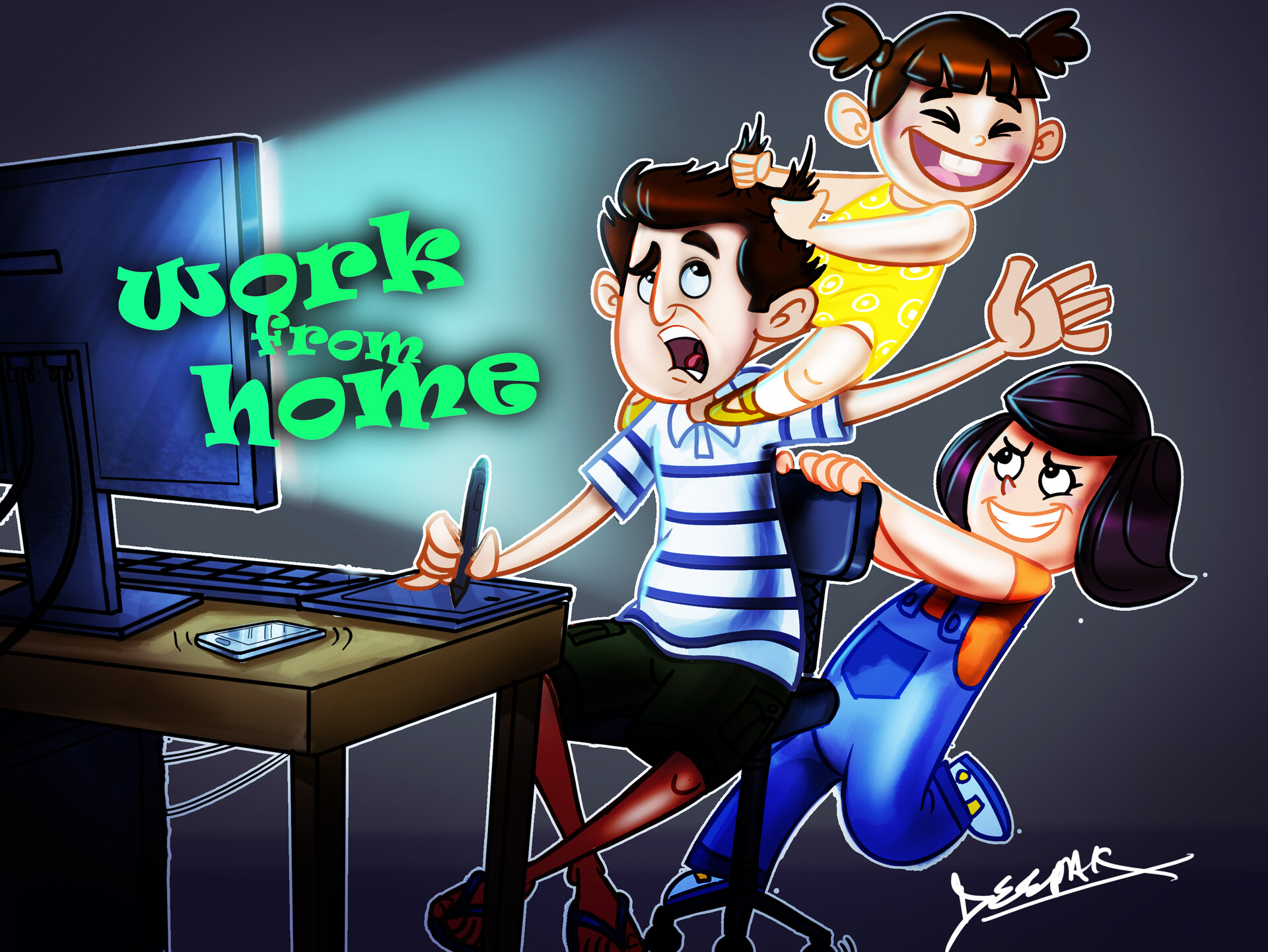 ArtStation - WORK FROM HOME