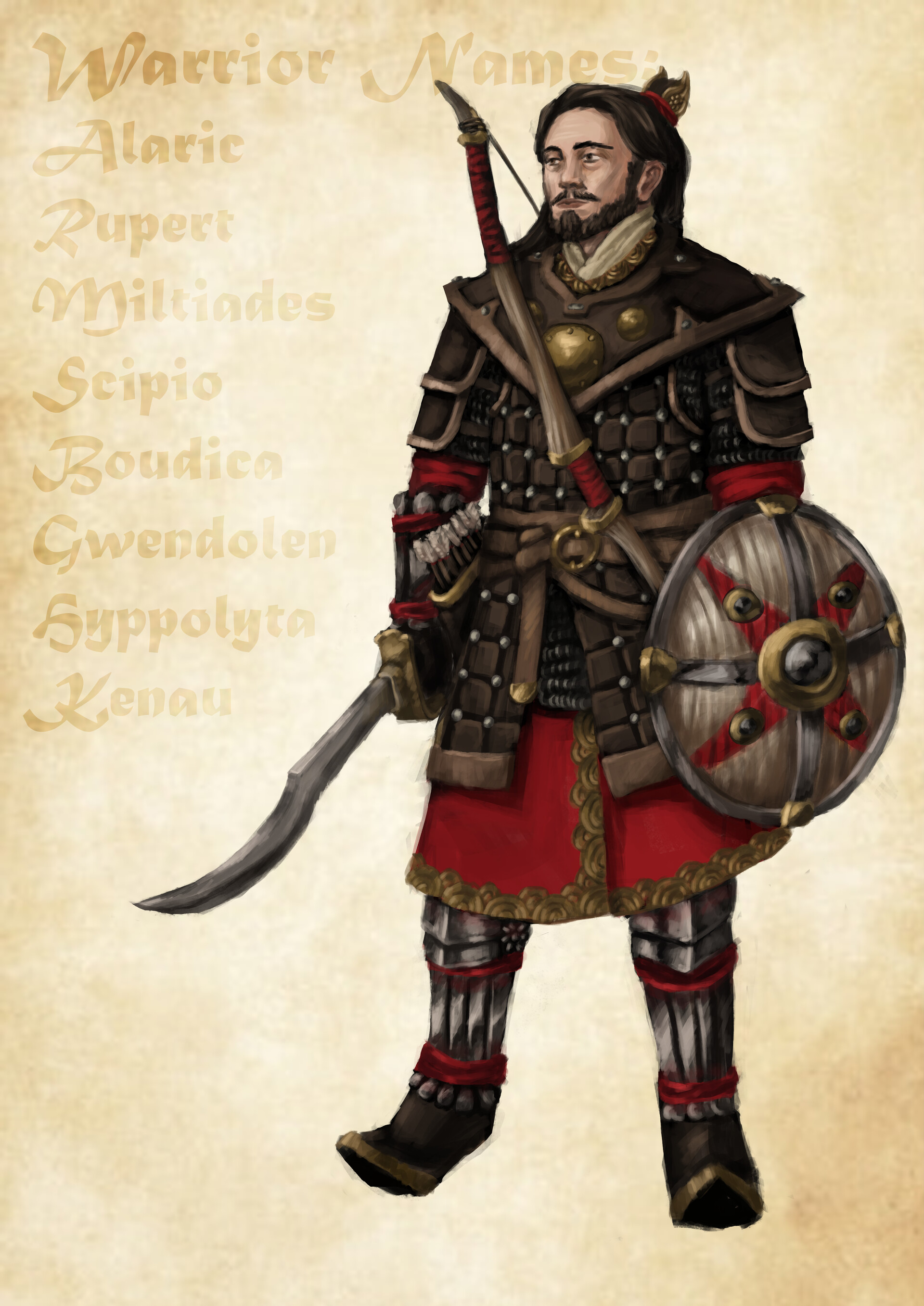 ArtStation - Warrior Class Card