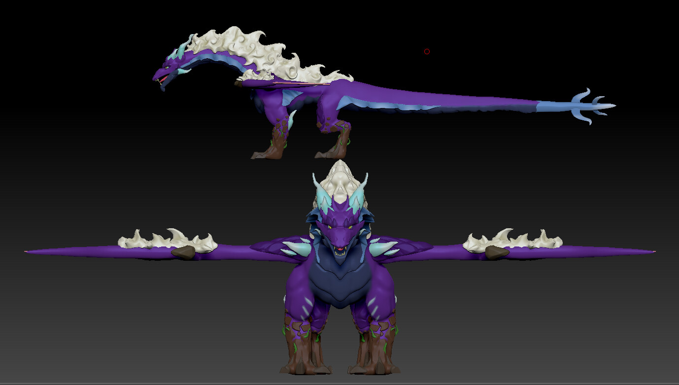 ArtStation - Elemental dragon