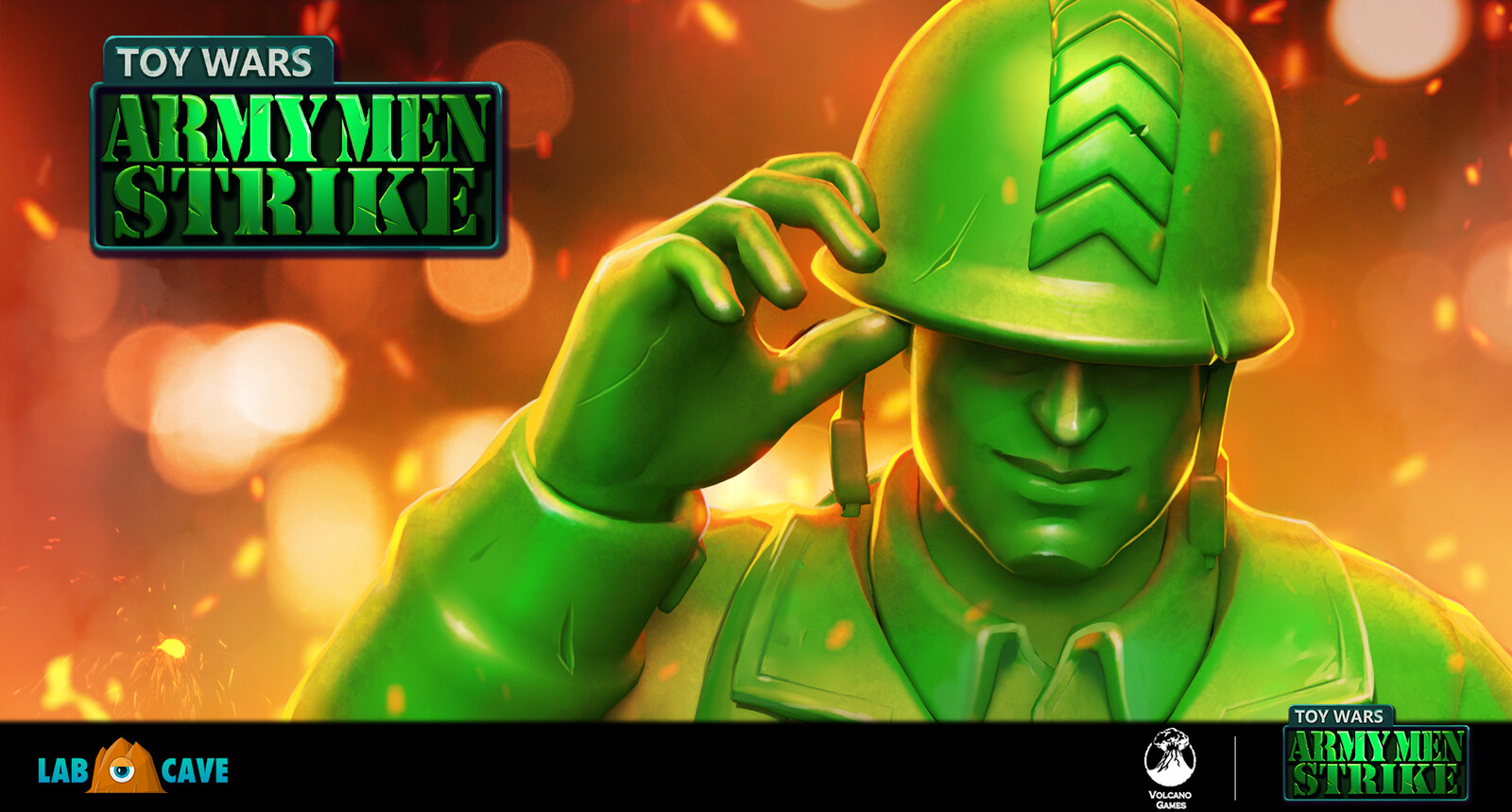 LAB CAVE - Army Men Strike - CRO assets for Google Play and iTunes Connect