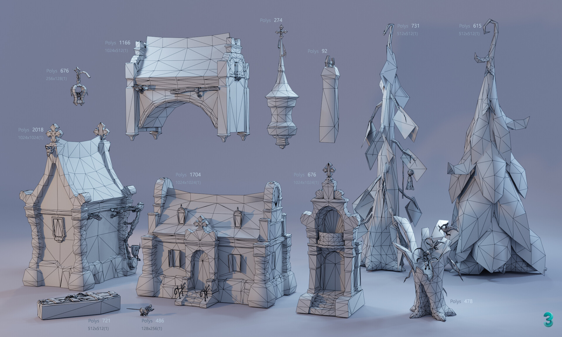 sumin oh - 3D environment artworks 1.