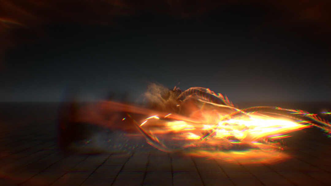 ArtStation - UE4 VFX - The real dragon breaks the empty flash