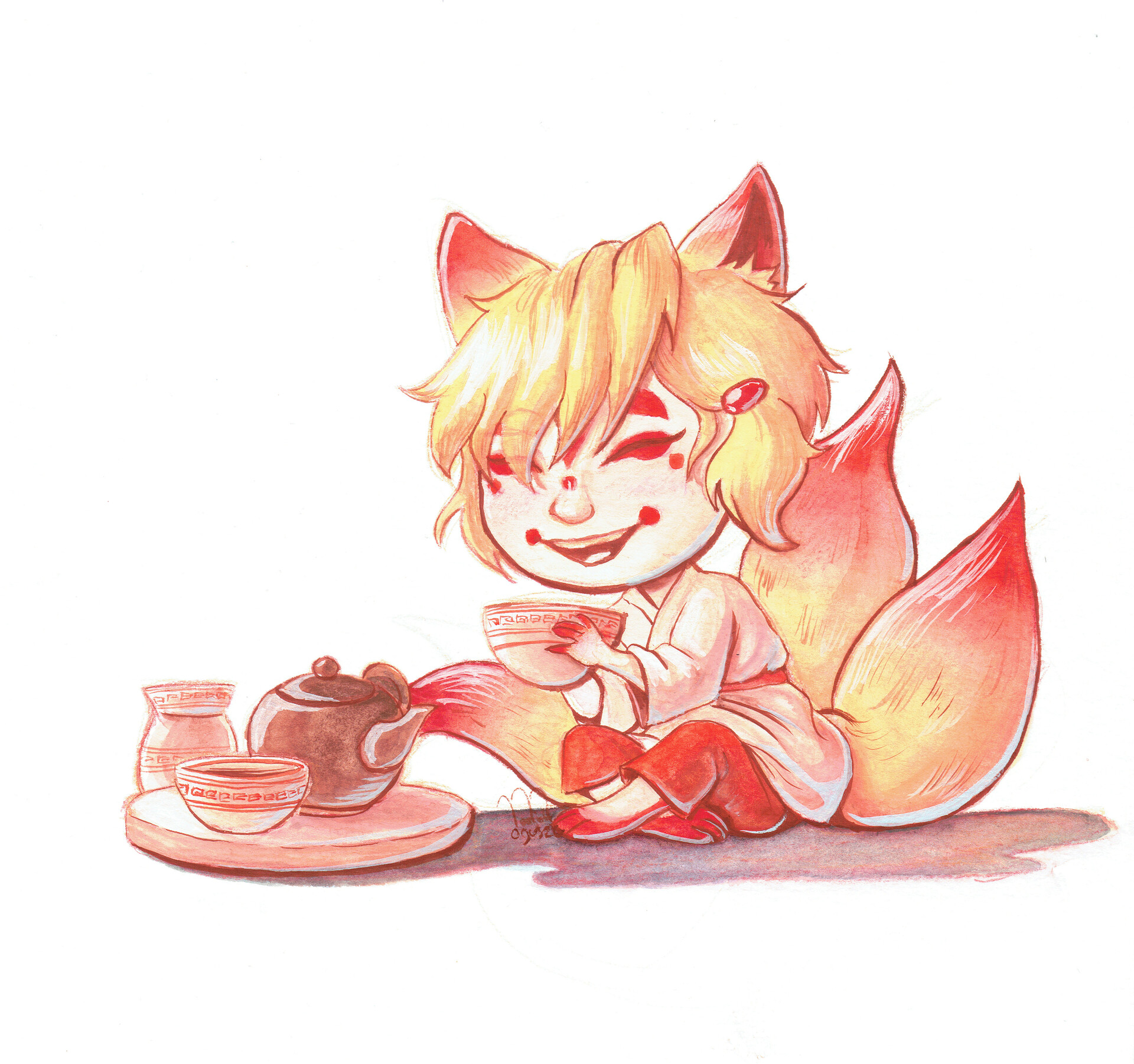 ArtStation - Tea time