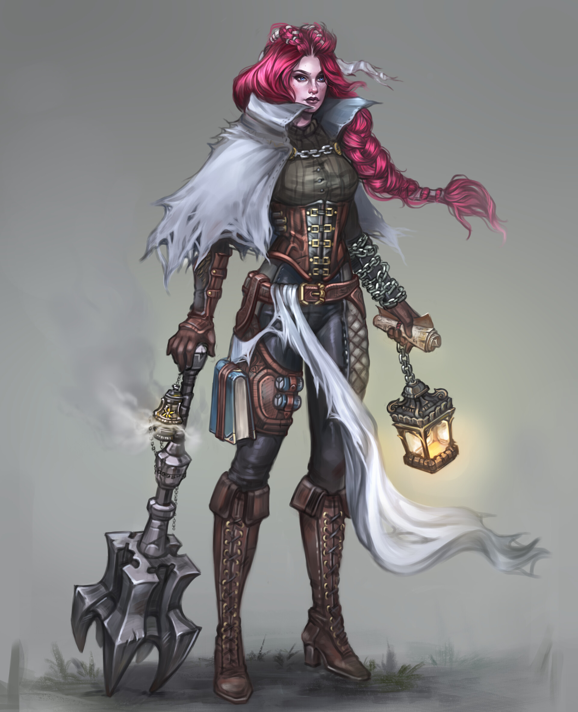 Pathfinder Cleric With Mace