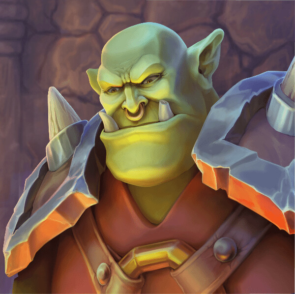 ArtStation - Orc / spine 2d animation