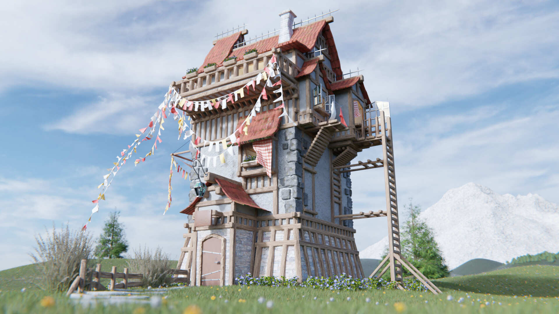 ArtStation - Fantasy Tower