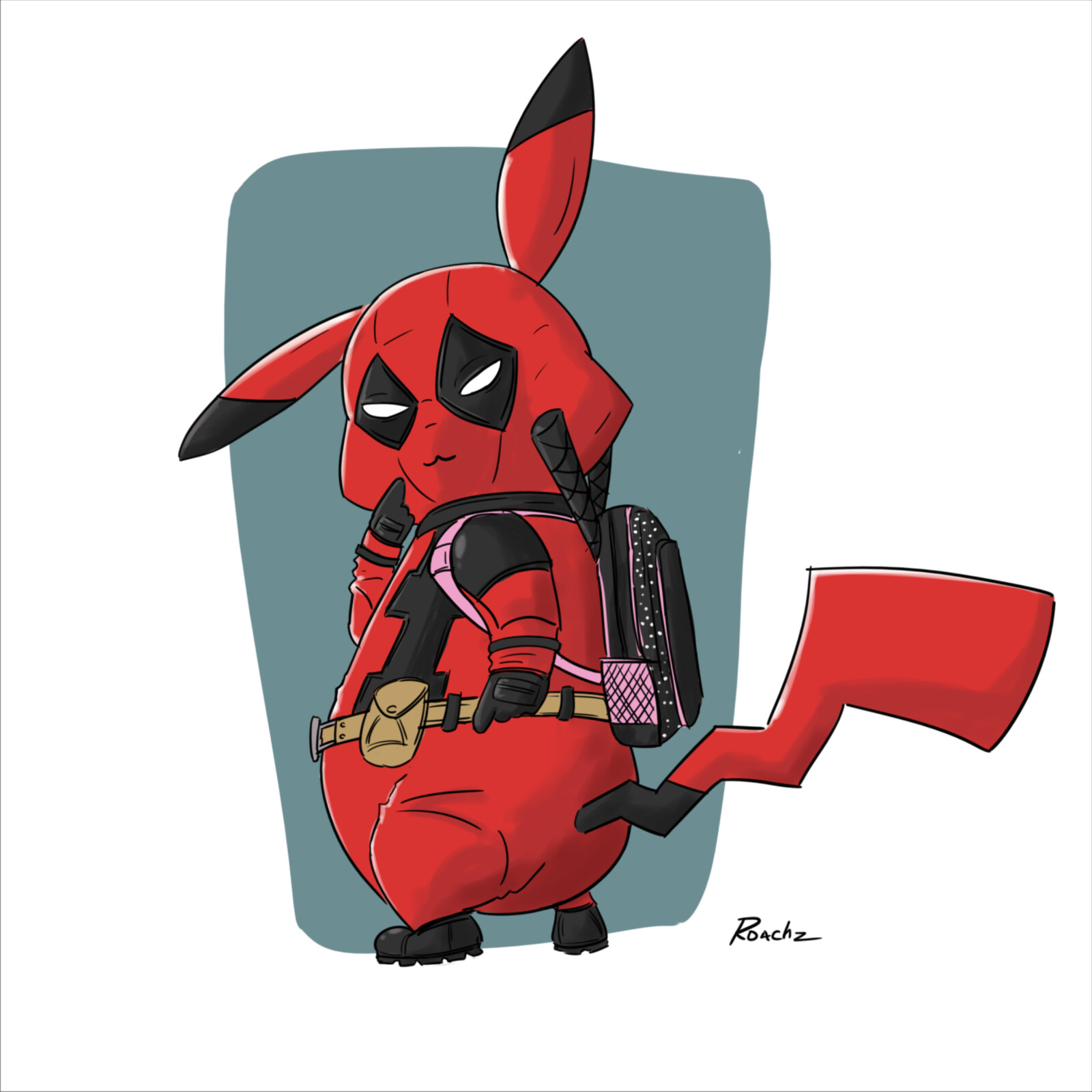 Roachz RCV - Deadpool Pikachu