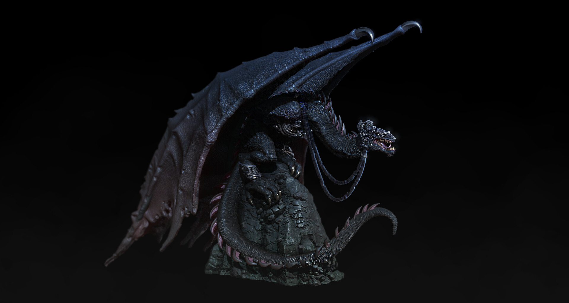 Kieran Russell - Sorrowsown Wyvern - Wraith Mount