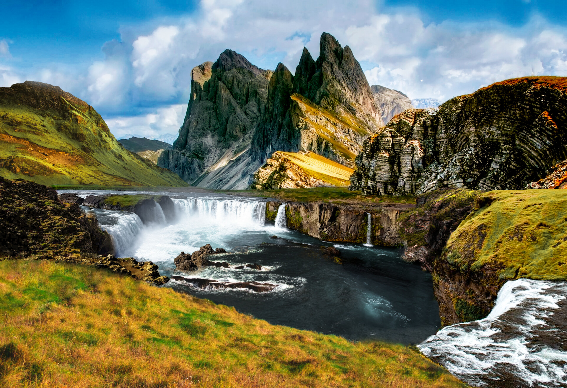 ArtStation - Landscape-matte paint