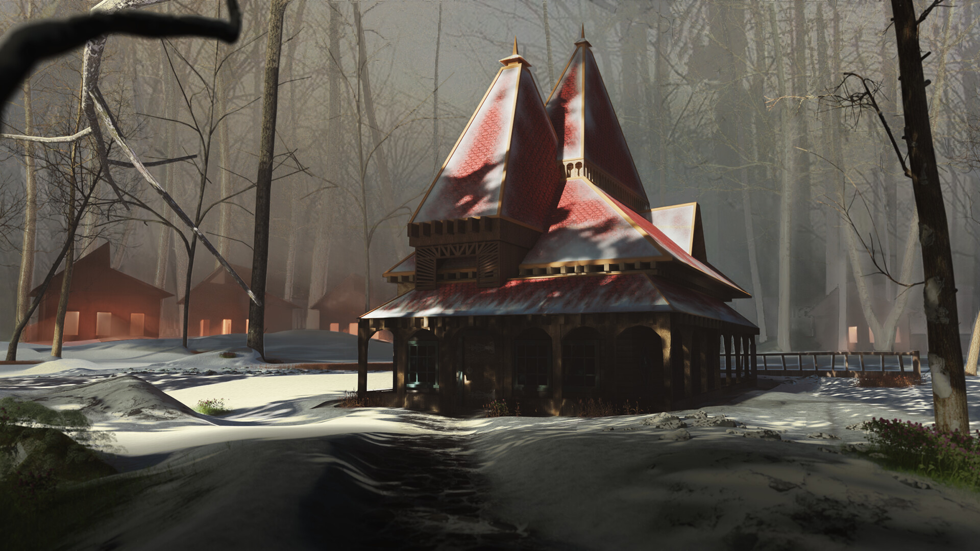 ArtStation - snow hut