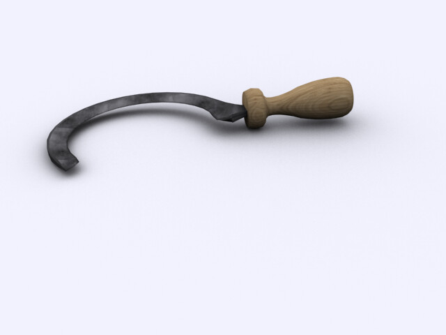 ArtStation - Low-Poly Sickle