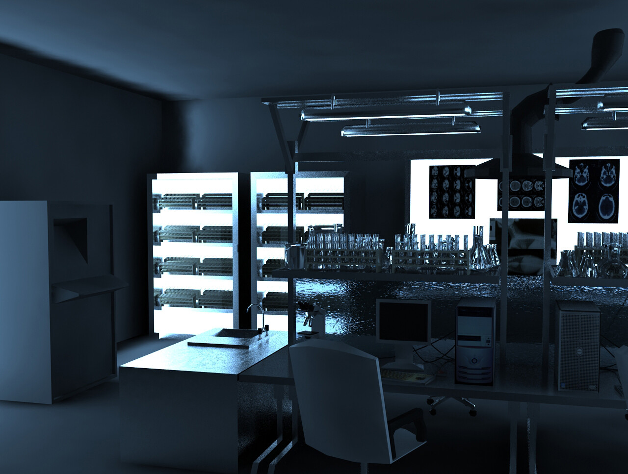 ArtStation - Underground lab