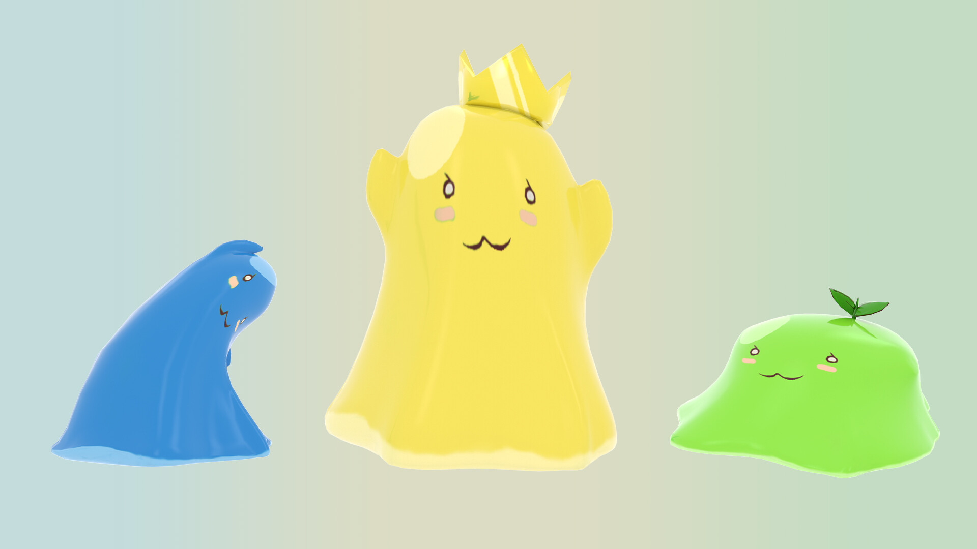 ArtStation - Cute Slimes