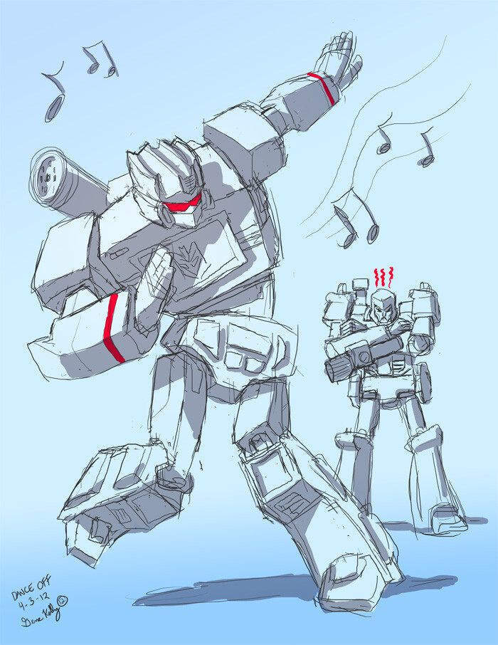 ArtStation - Decepticon Dance Off