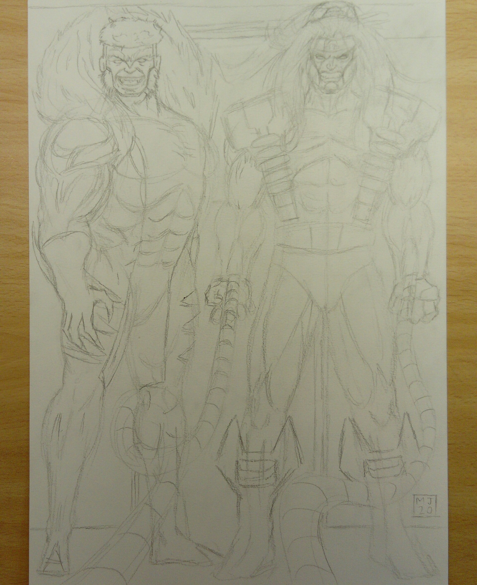 ArtStation - Omega Red and Sabretooth