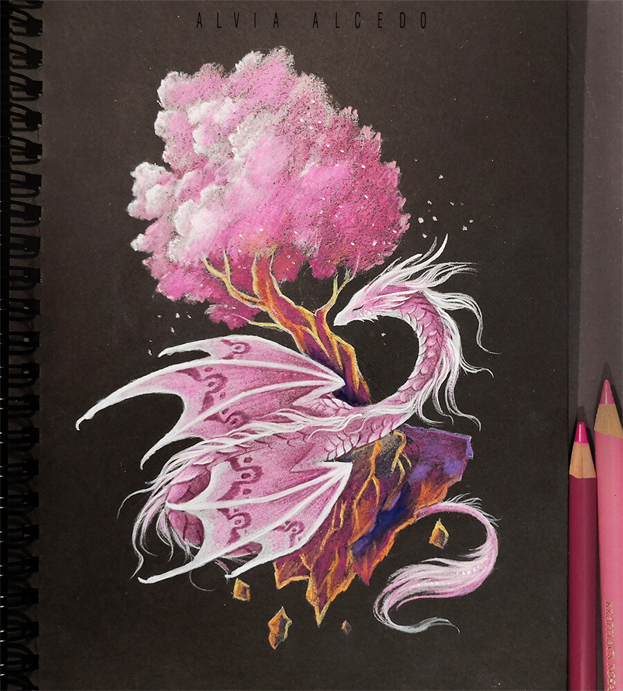 ArtStation - A sakura tree guardian