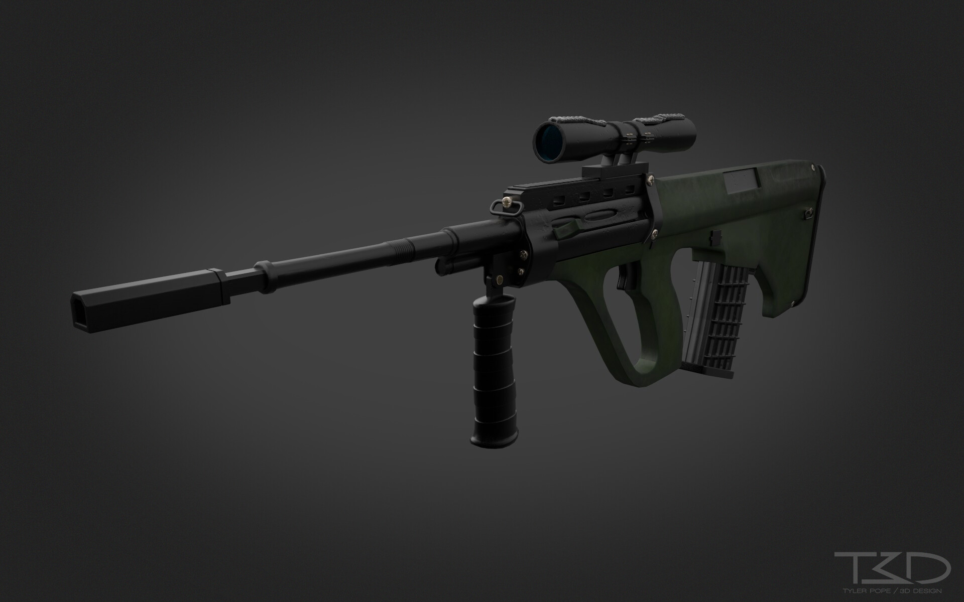 ArtStation - Steyr AUG