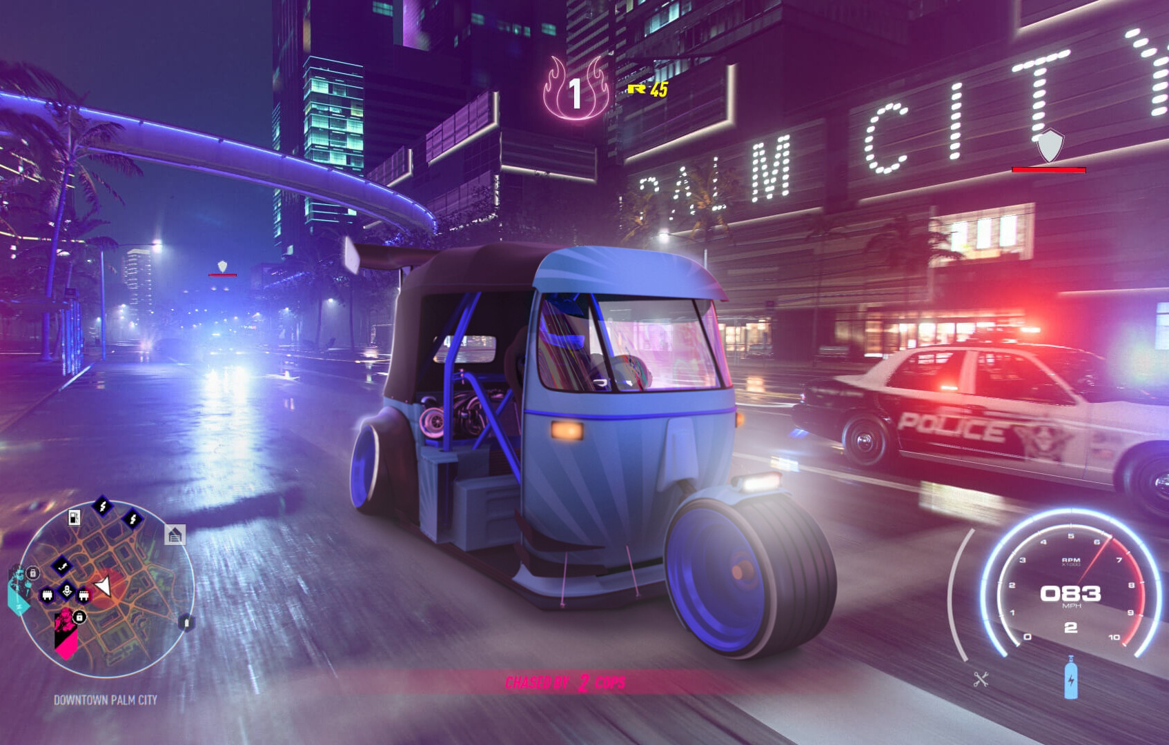 ArtStation - NFS Heat Rotary Turbo Rickshaw