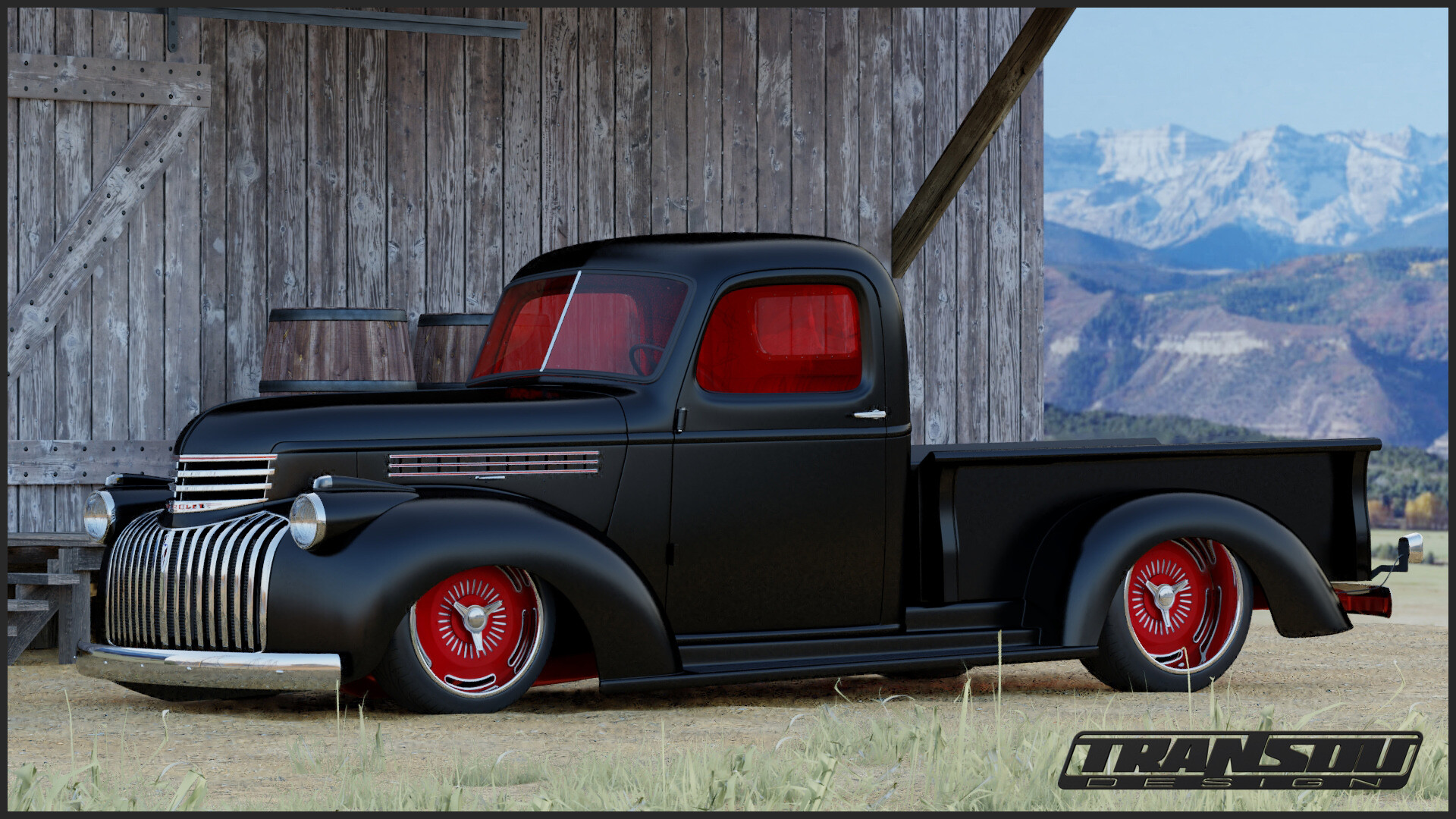 ArtStation - Whiskey's 46 Chevrolet Pickup