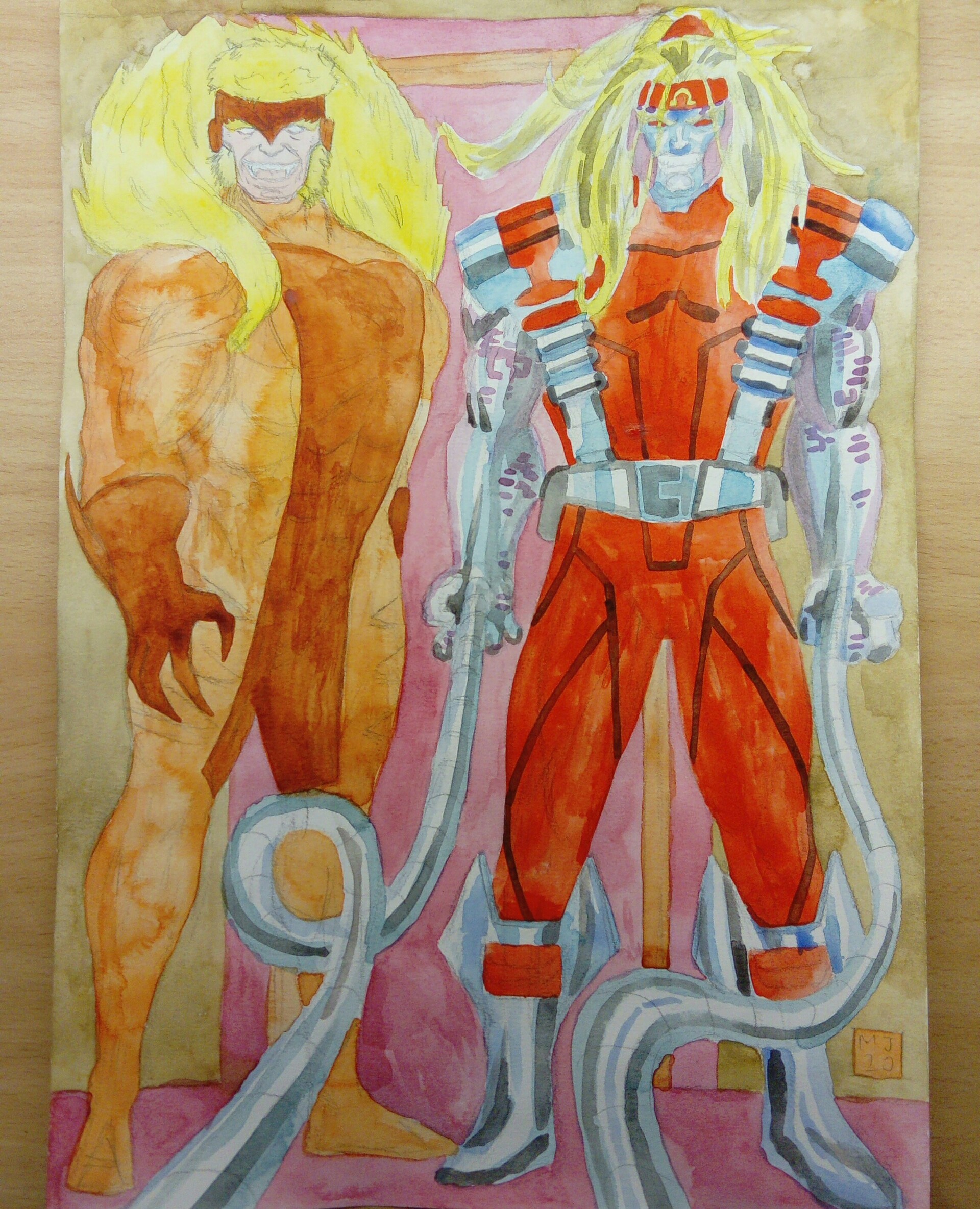 ArtStation - Omega Red and Sabretooth