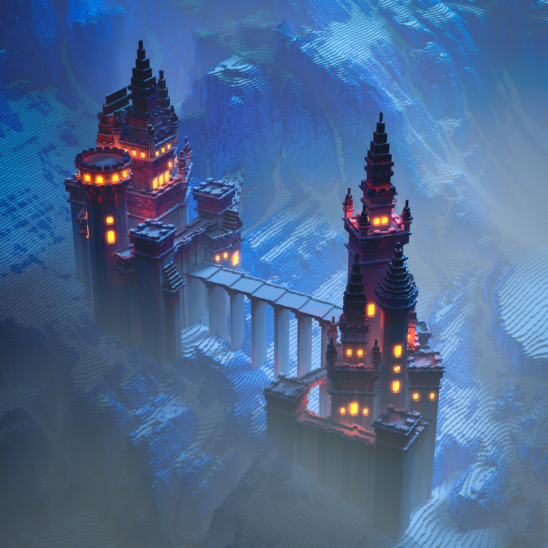 ArtStation - Glacier Citadel