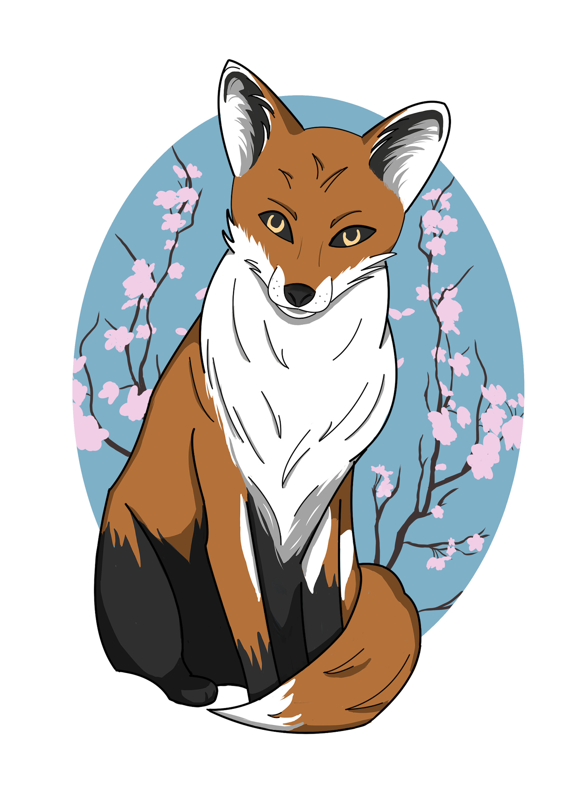ArtStation - Springtime Fox