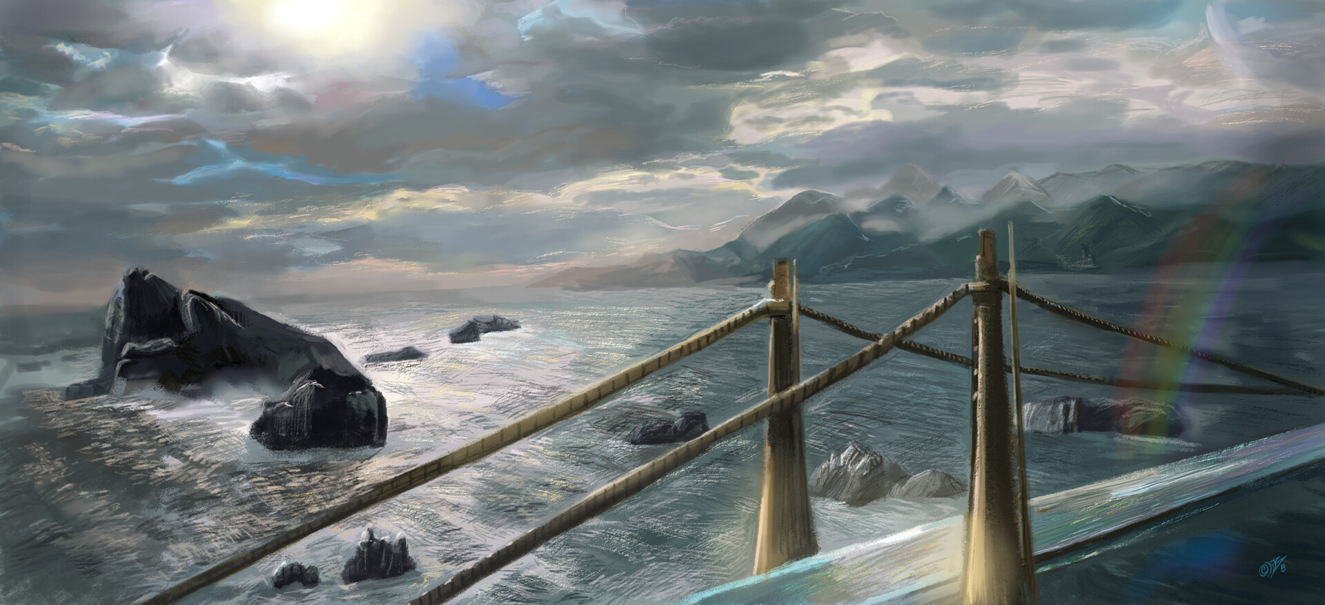 ArtStation - Landscape fan art from "Thor: The Dark World"