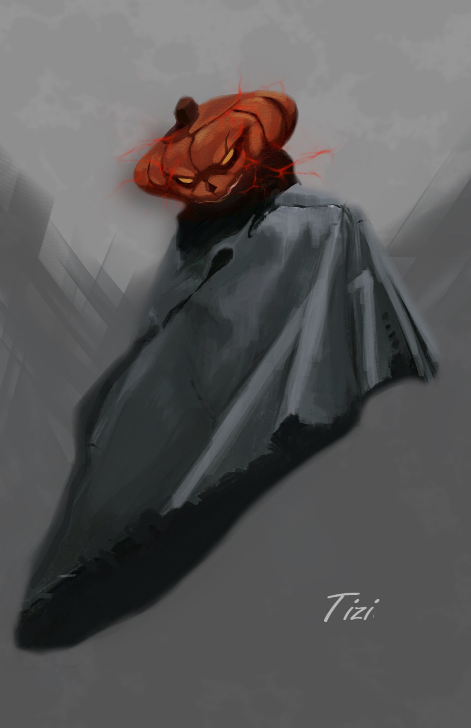 ArtStation - Halloween Evil Pumpkin